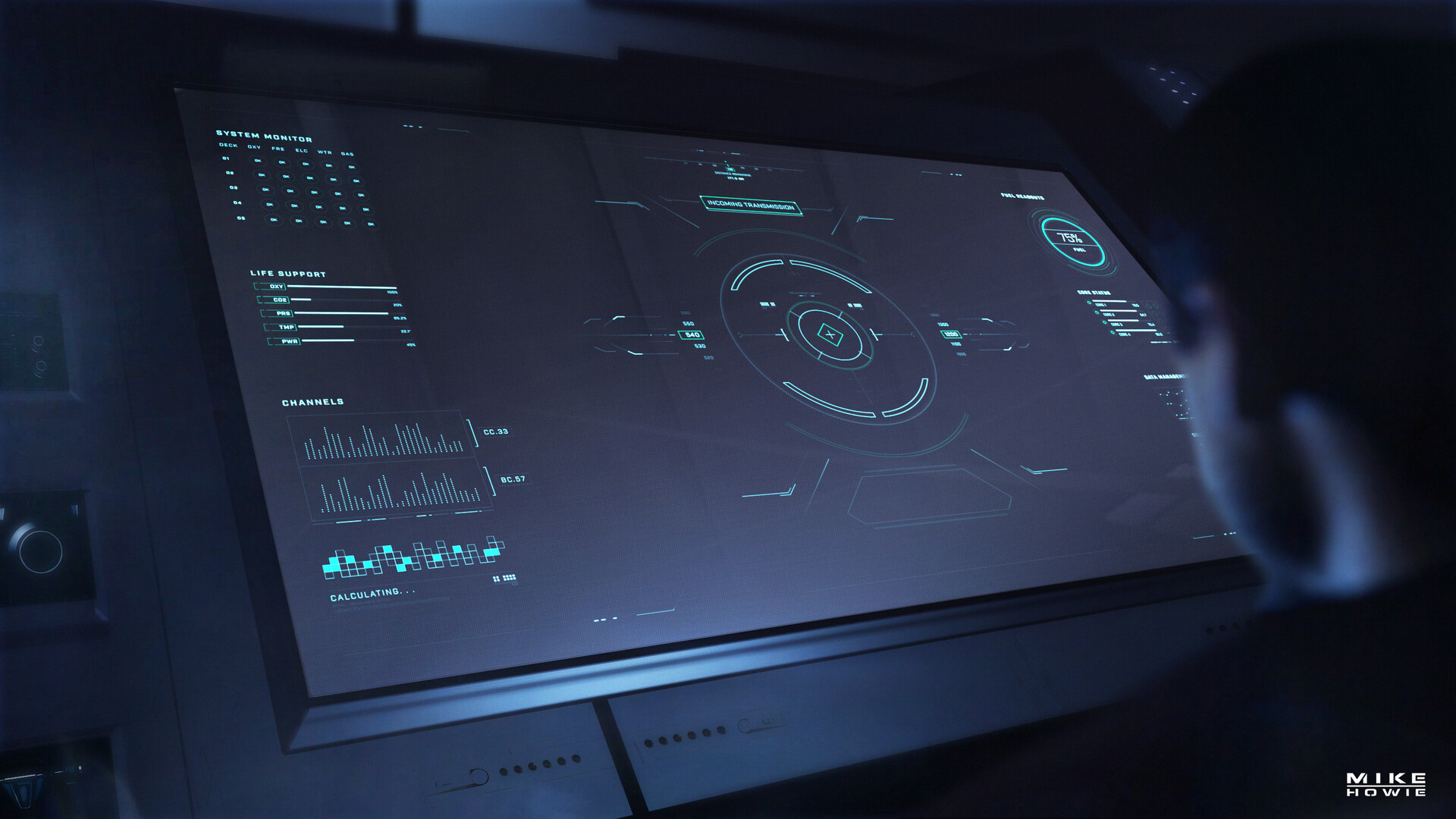 ArtStation - FUI // SYSTEMS SCREEN