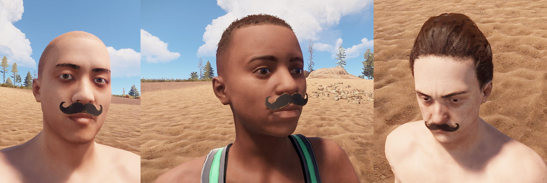 movember mustache rust
