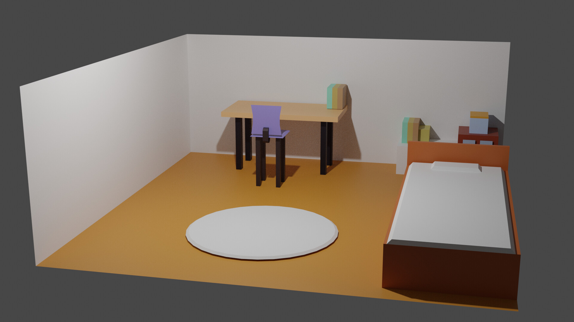 ArtStation - Isometric bedroom quick practice