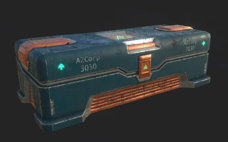 ArtStation - Textured Crate