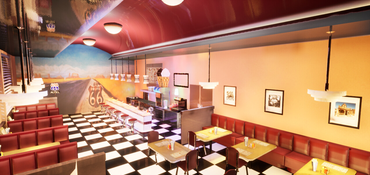 Max Thrasher - Baby Driver Inspired Diner