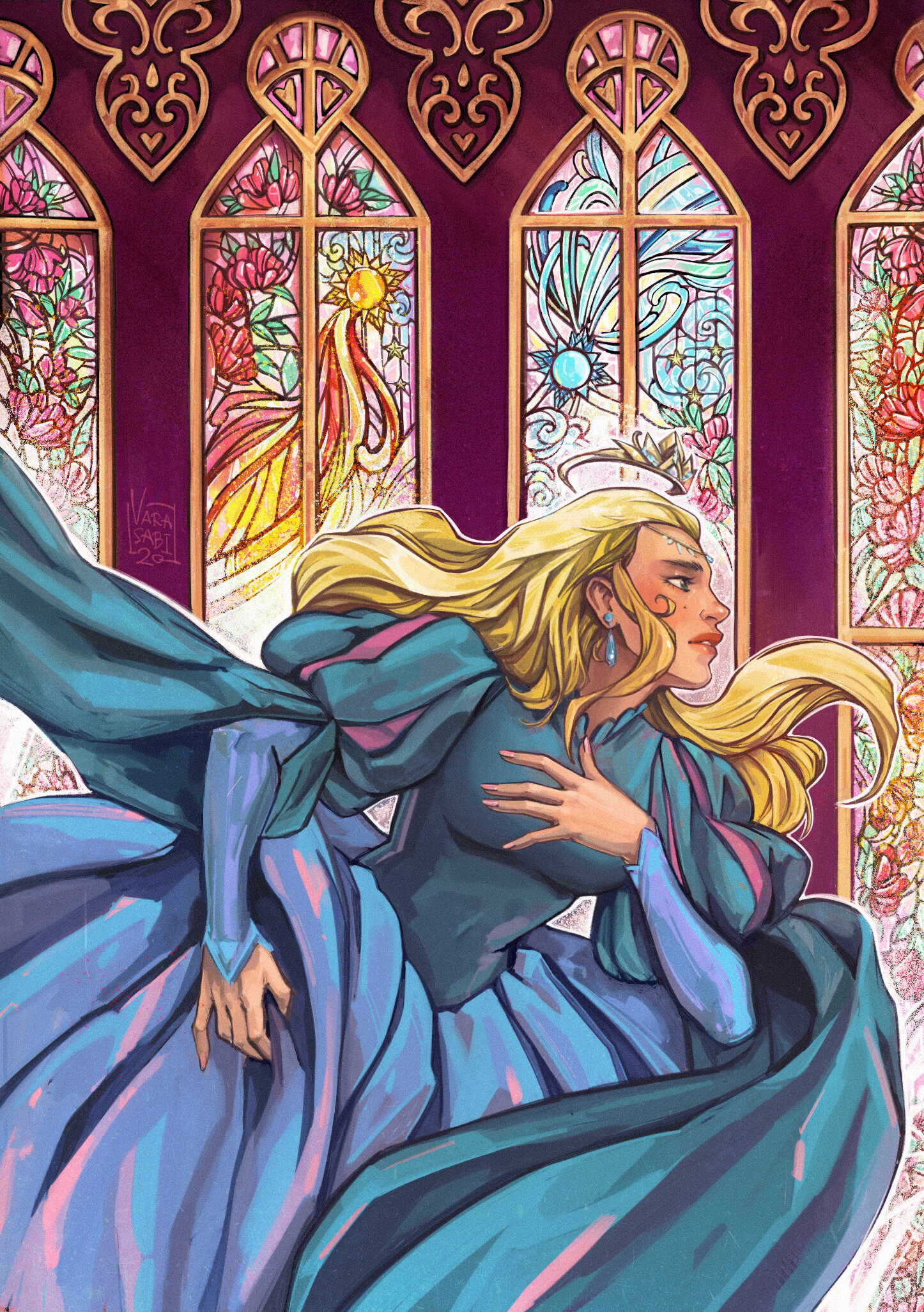 ArtStation - Illustration for fantasy book cover