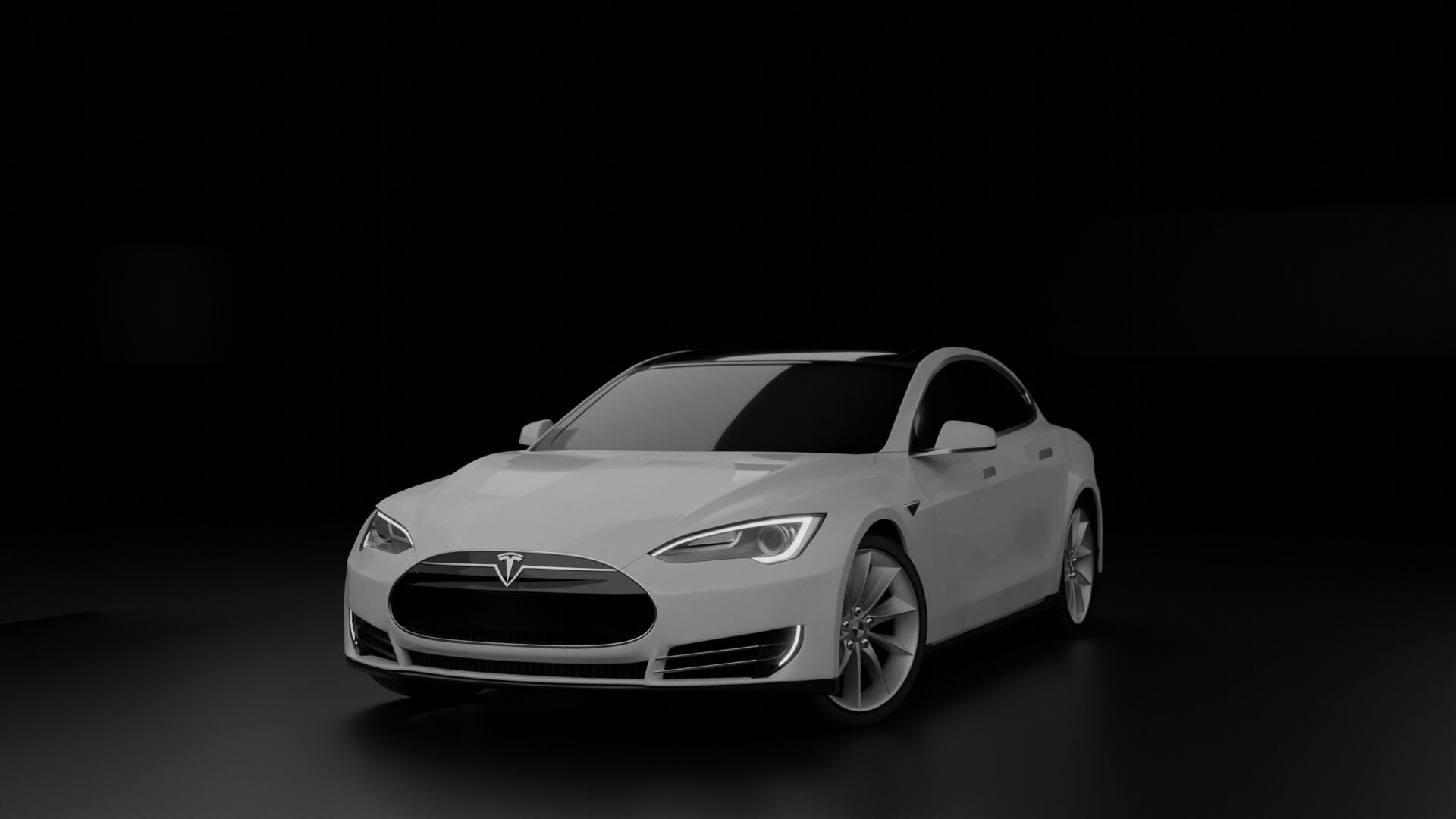 ArtStation - Tesla Model S (2013)
