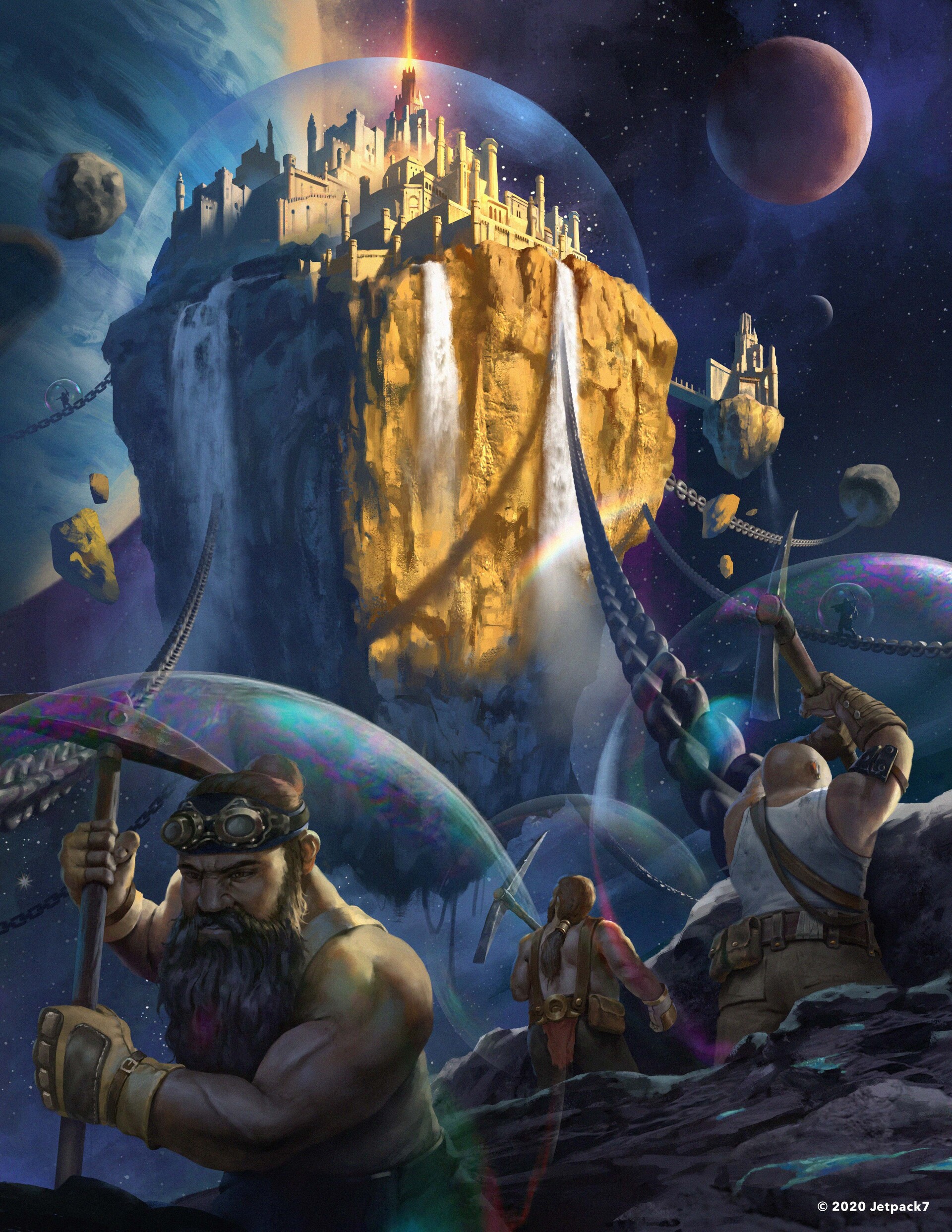 Dwarven Citadel by b i m a : r/ImaginaryDwarves