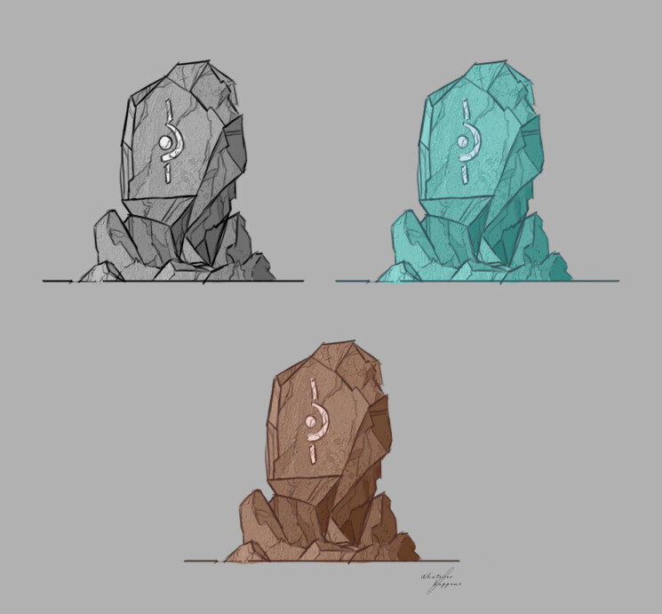 ArtStation - Rock design - Concept