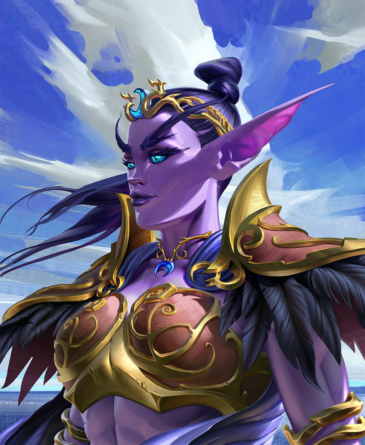 ArtStation - Nightelf sentry