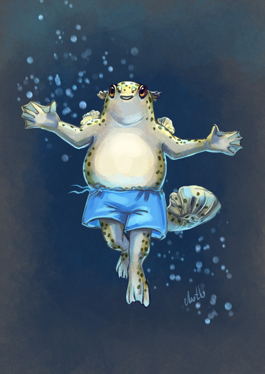 ArtStation - Fish Man