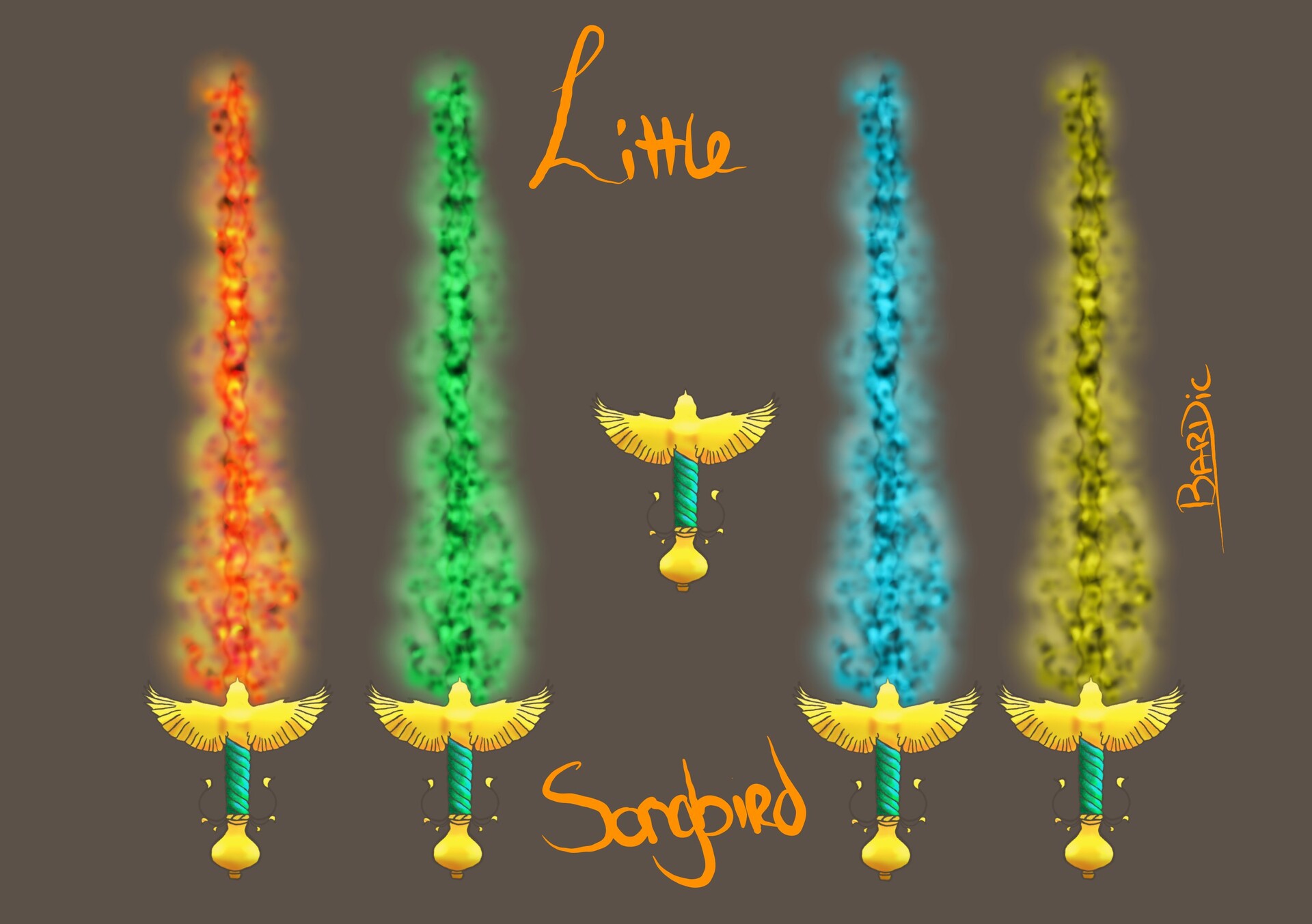 ArtStation - Weapon Design; Songbird