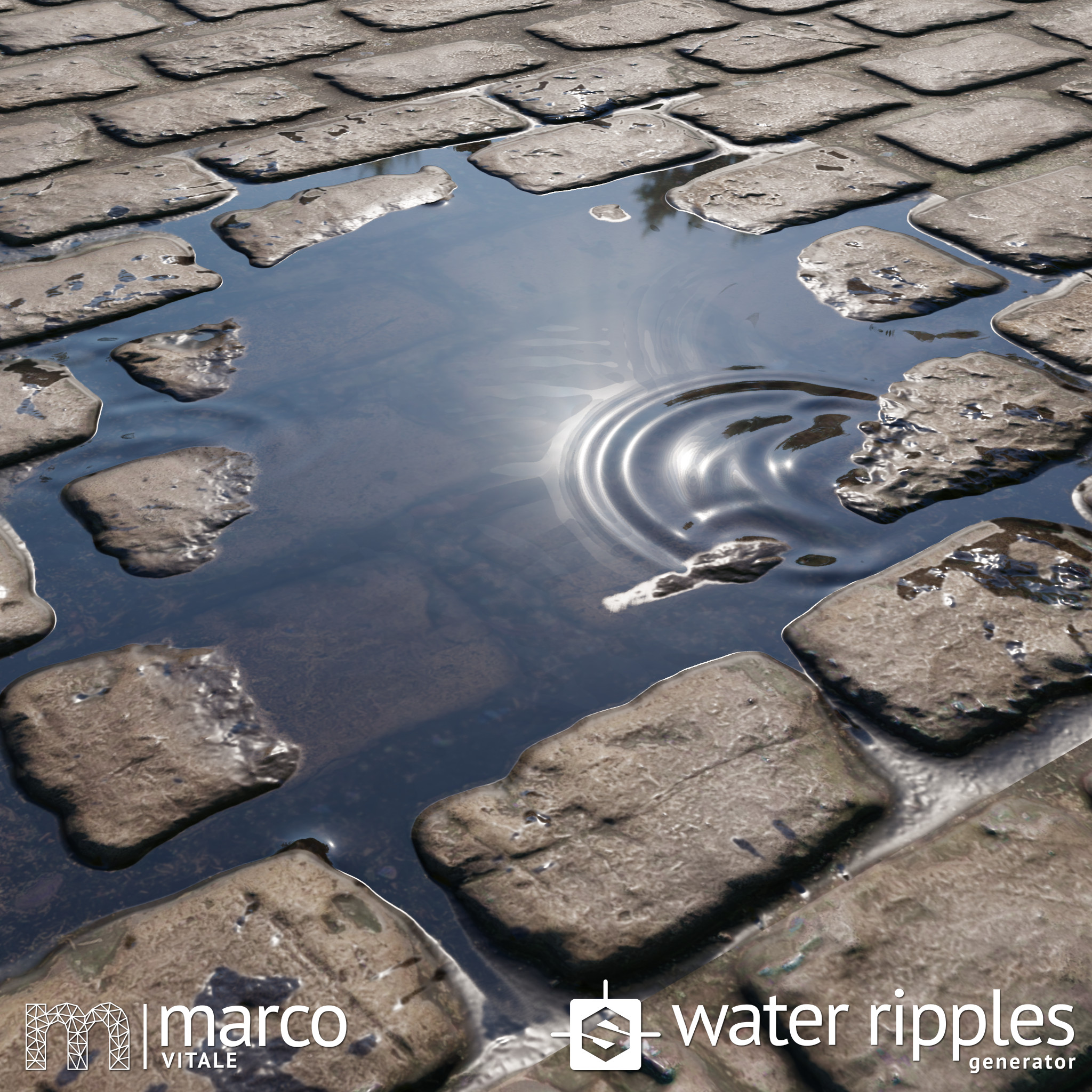 marcovitale.art - Water Ripples - Generator