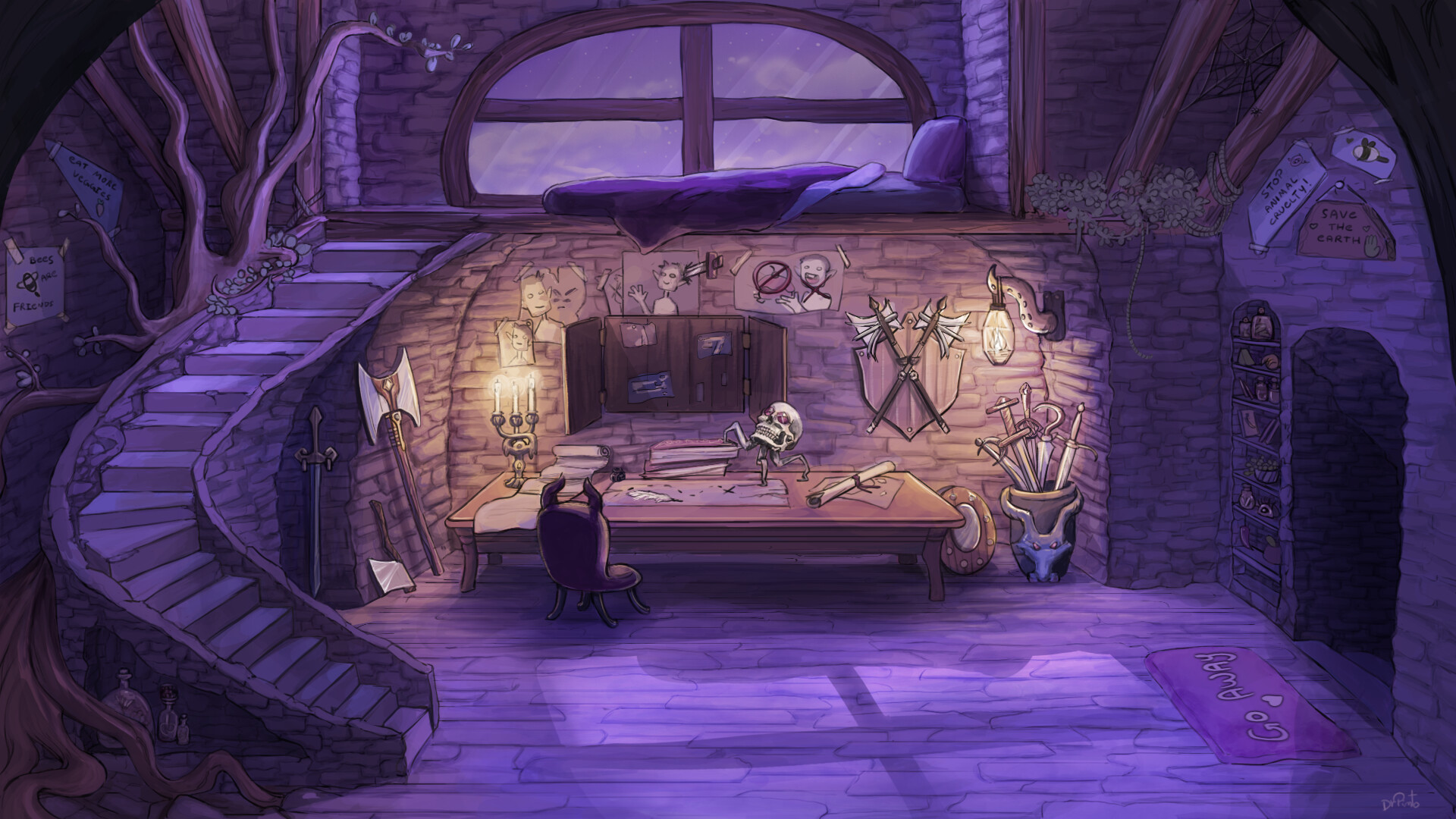 ArtStation - The Villain's Room