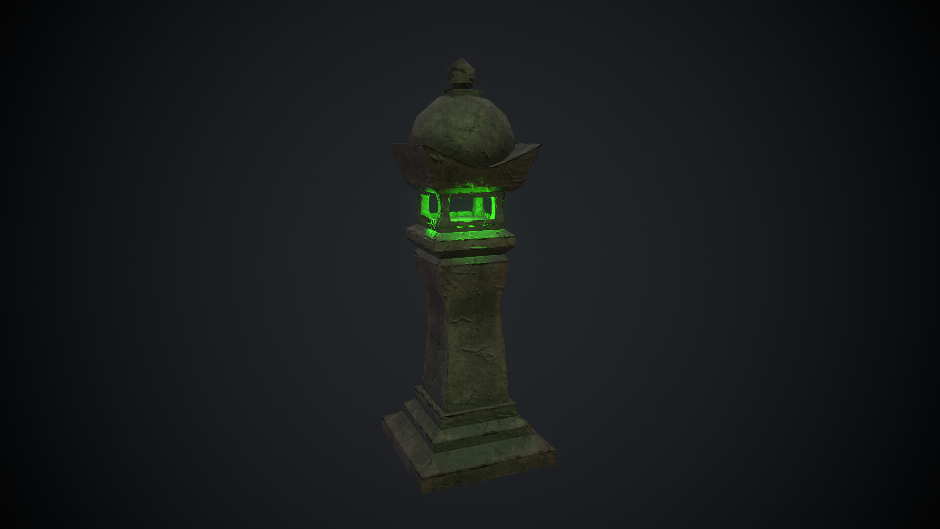 ArtStation - Lamppost in the temple