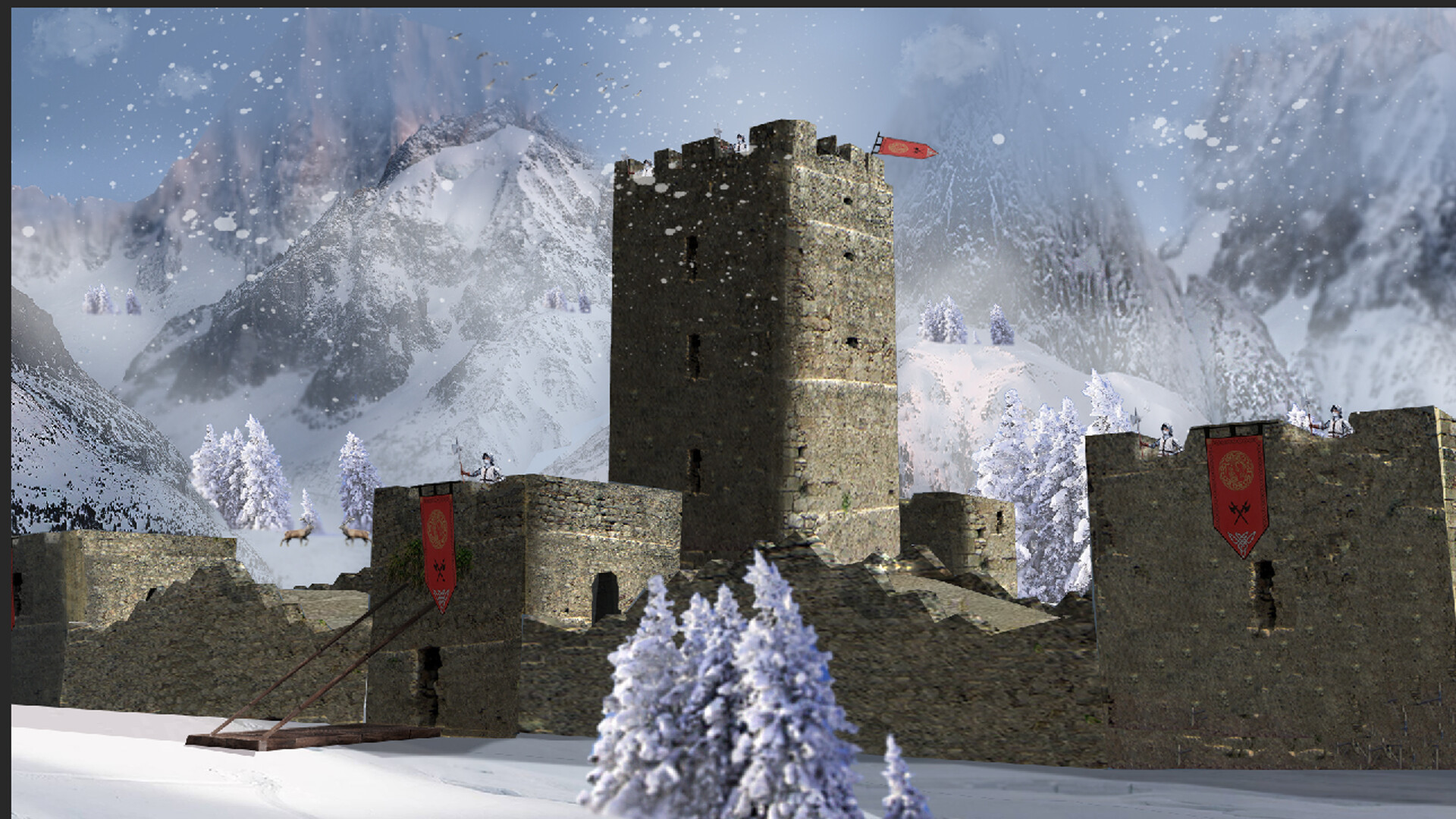 ArtStation - Winter Castle