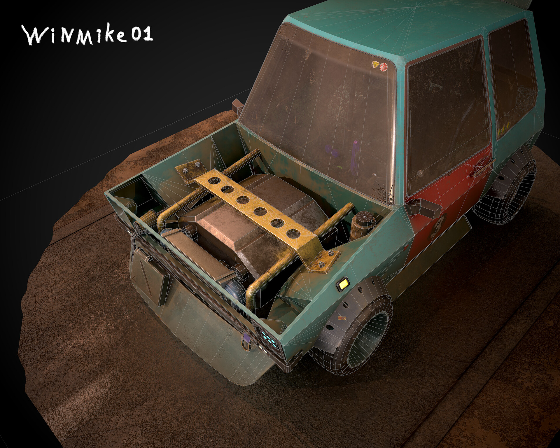 Mike Vinogradov - Stylized drift/race car