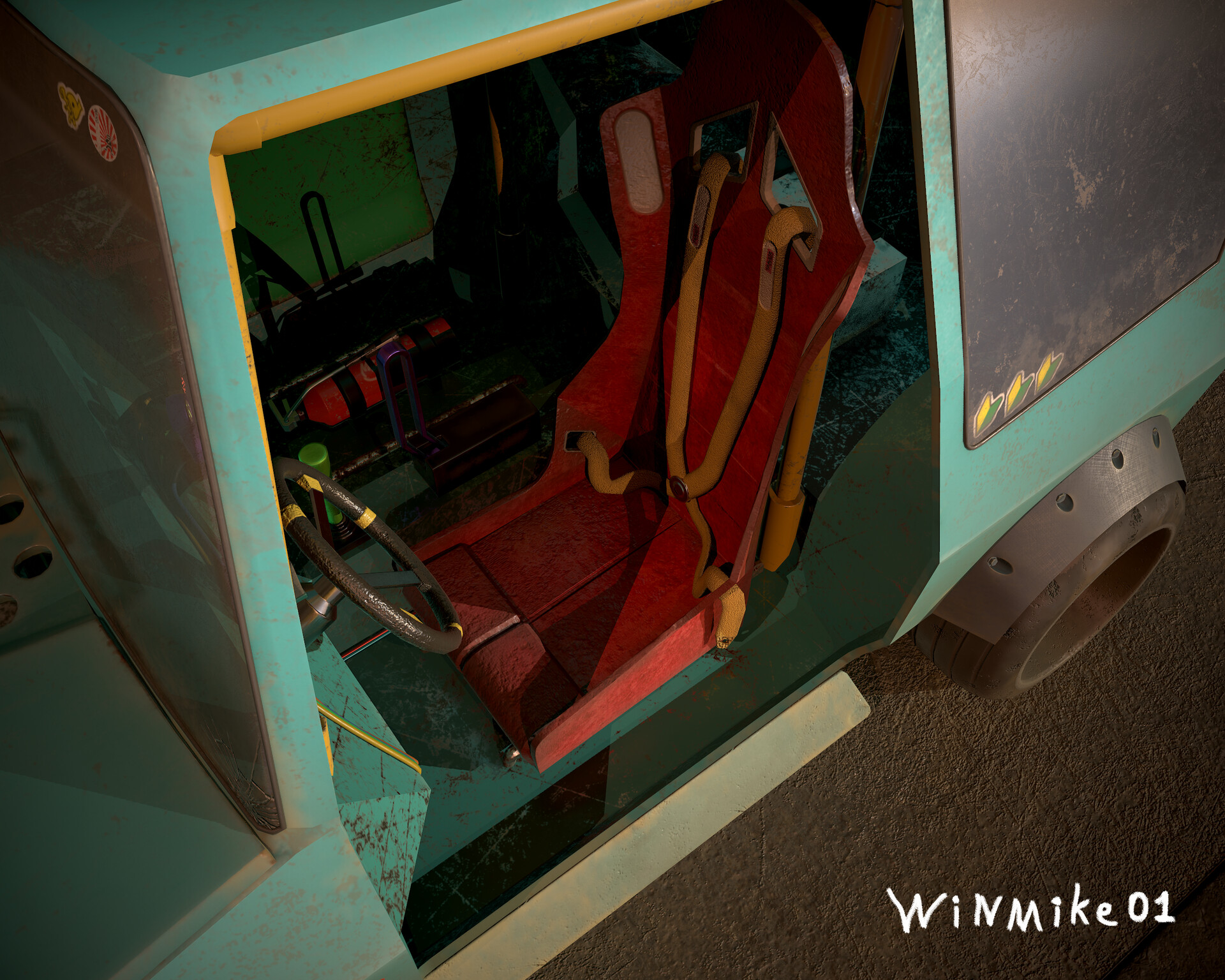 Mike Vinogradov - Stylized drift/race car