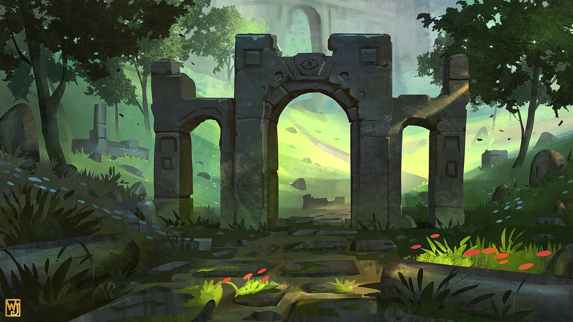 ArtStation - Ancient gate