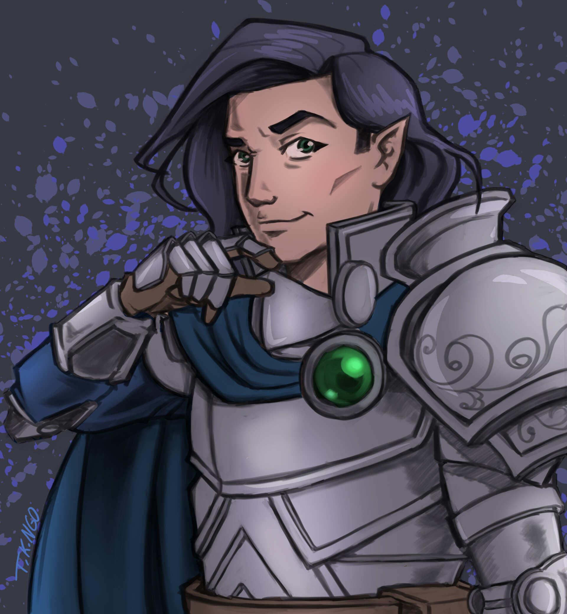 ArtStation - Half Elf Knight