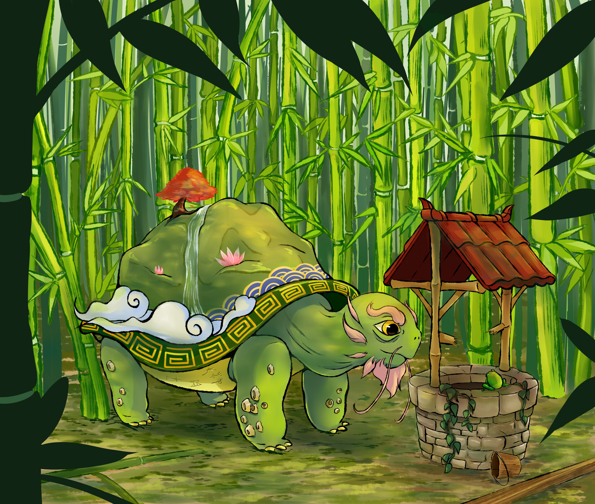 ArtStation - The Turtle and the Frog