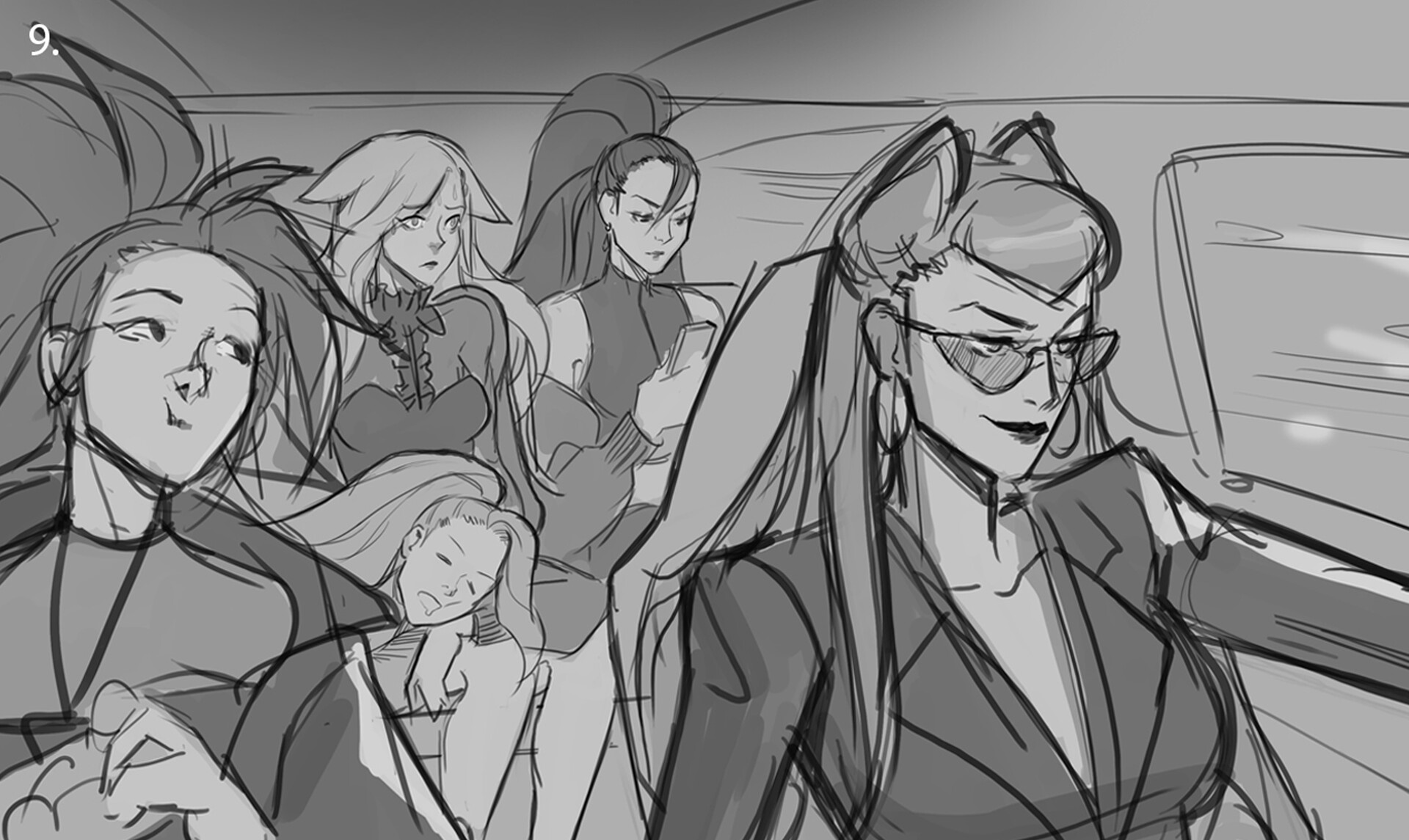 ArtStation - KDA thumbnails
