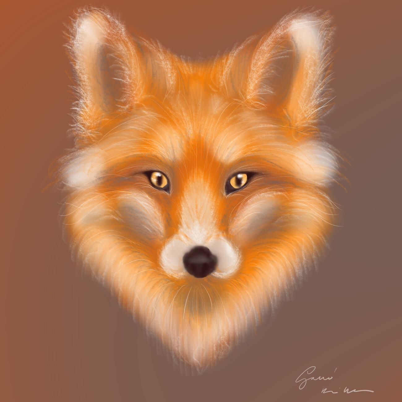 ArtStation - Fox portrait