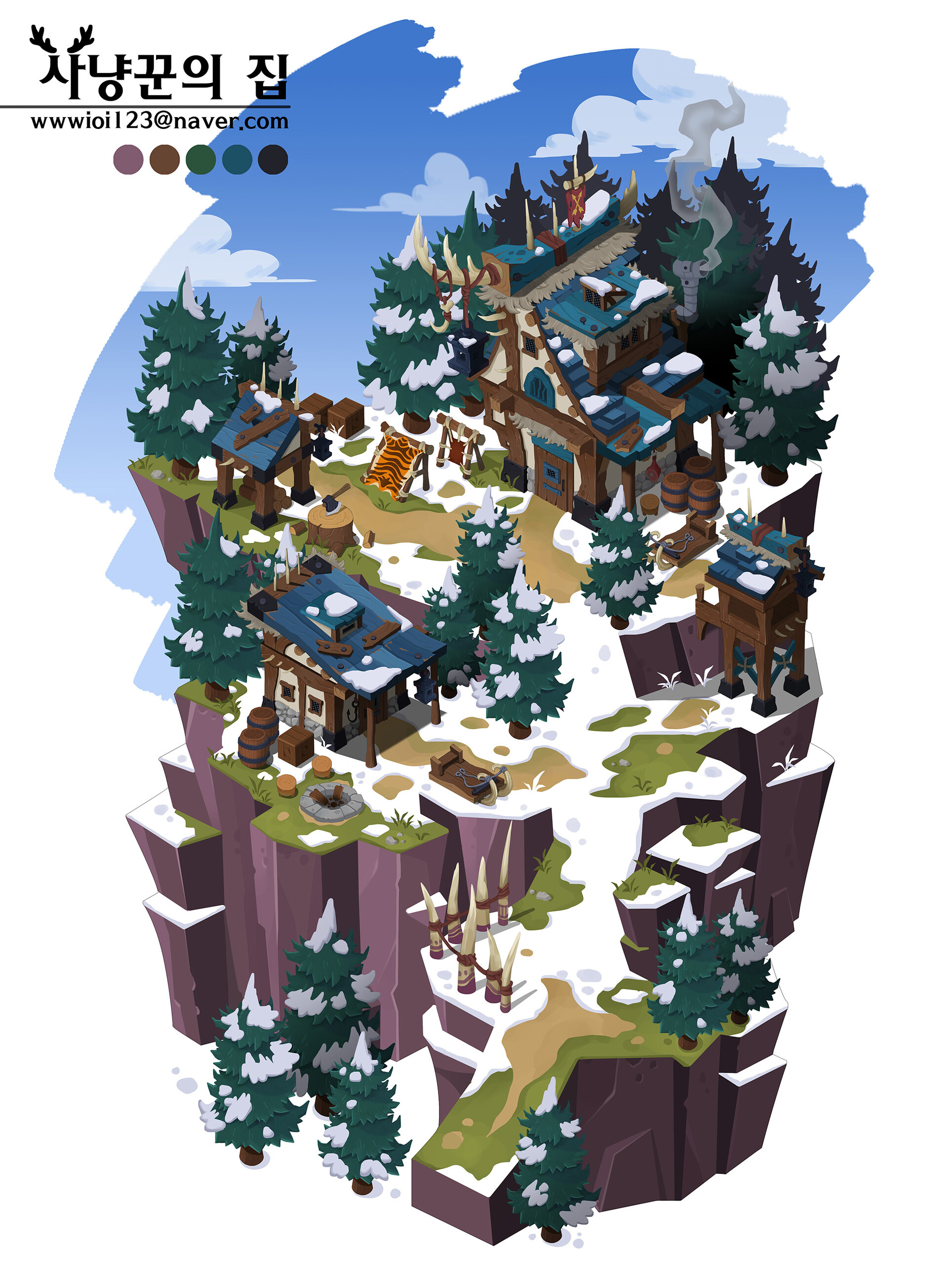 ArtStation - Hunter's house