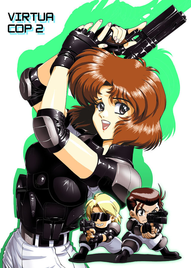 ArtStation - Virtua Cop 2 Fan Art Poster