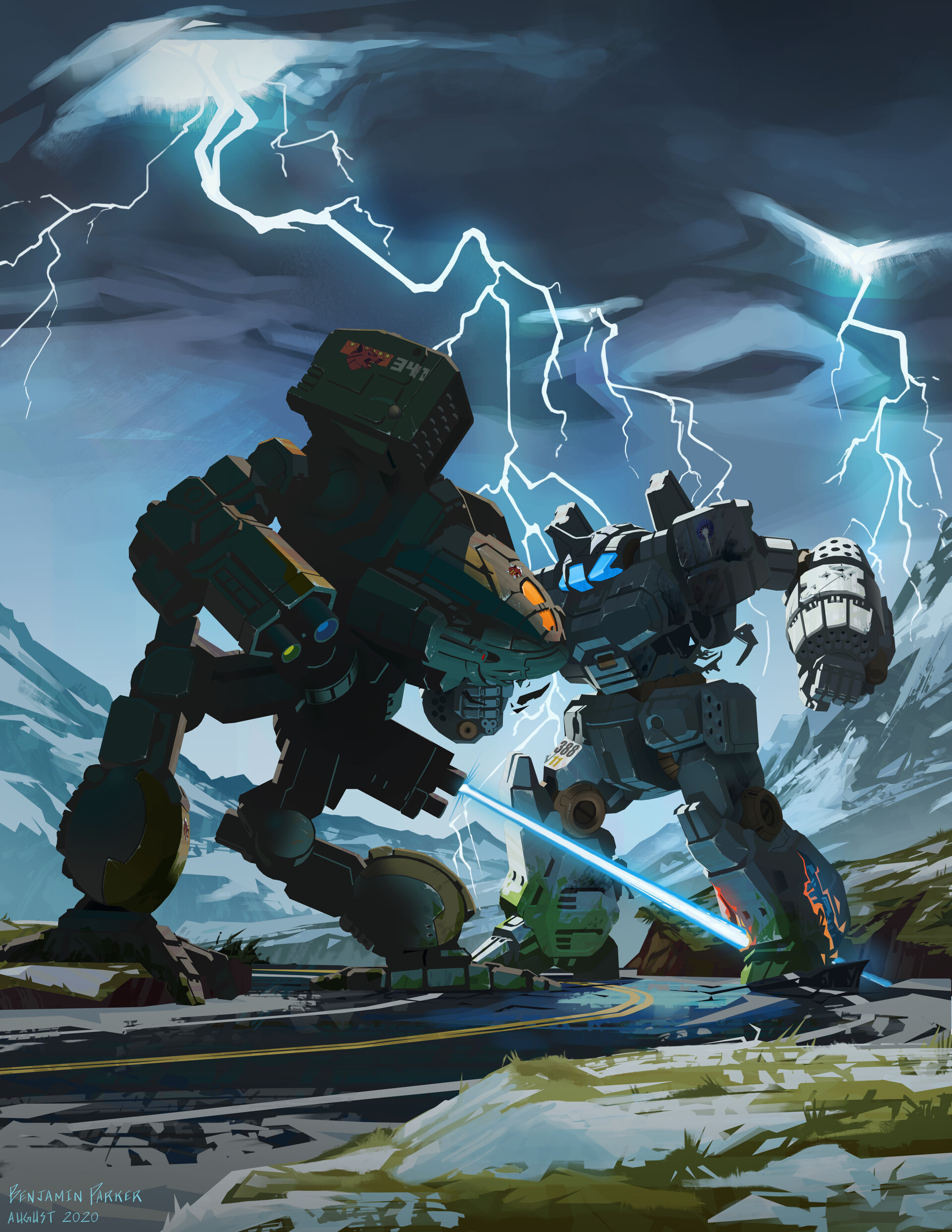 ArtStation - Battletech Tukayyid -Wolves Fury-