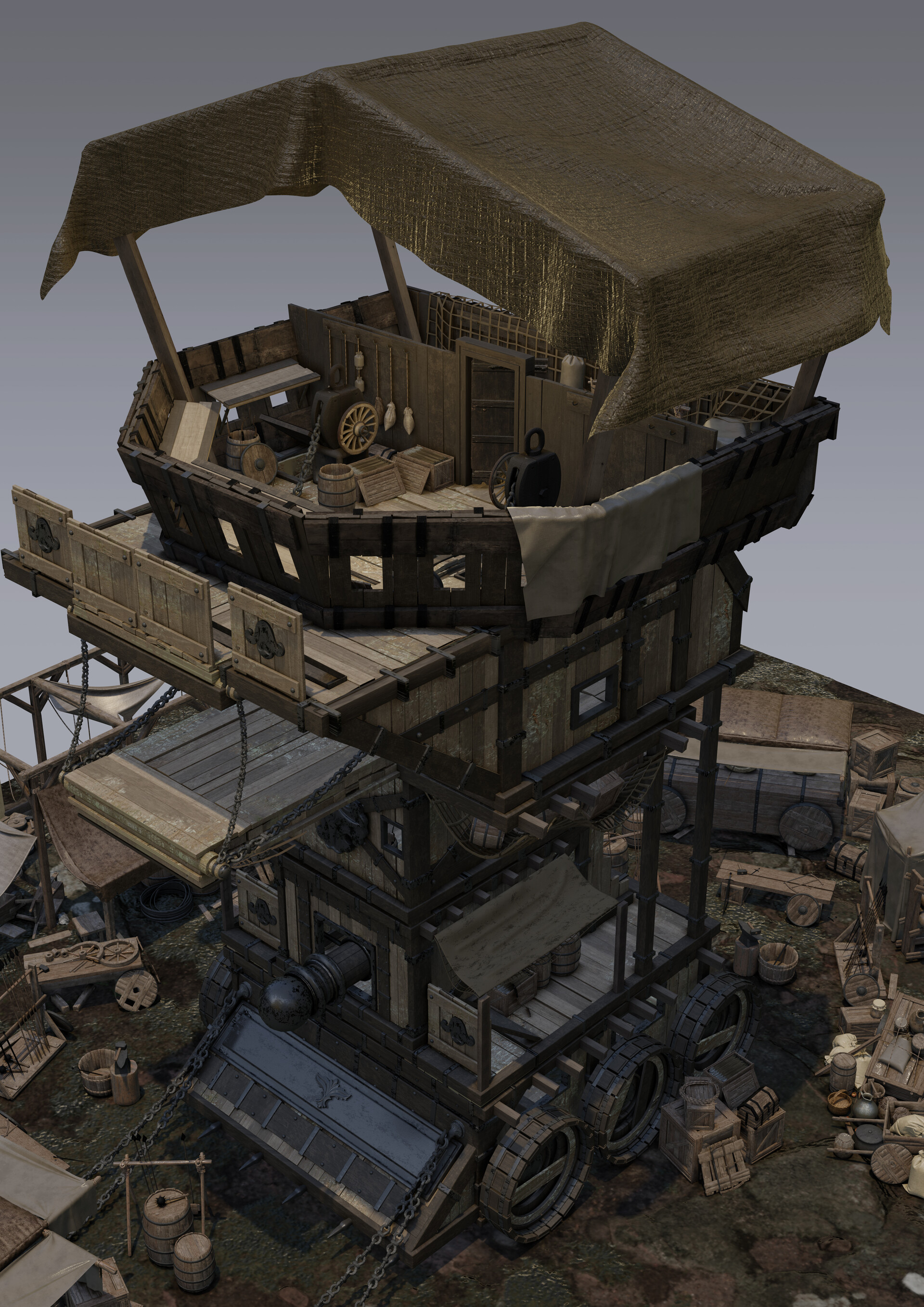 Wesley Phua - Forgotten Realms - Siege Tower