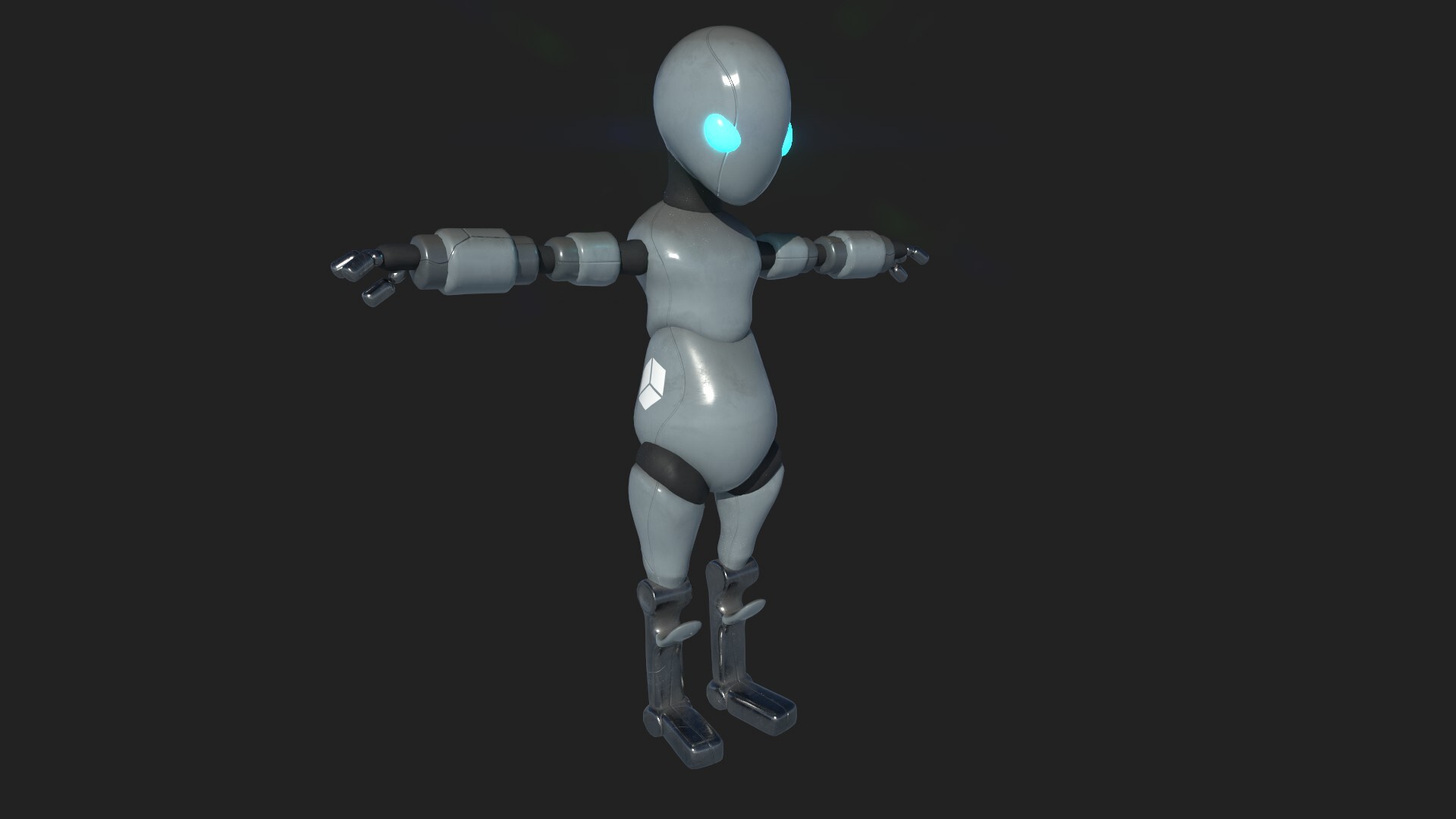 ArtStation - 3D character of a robot