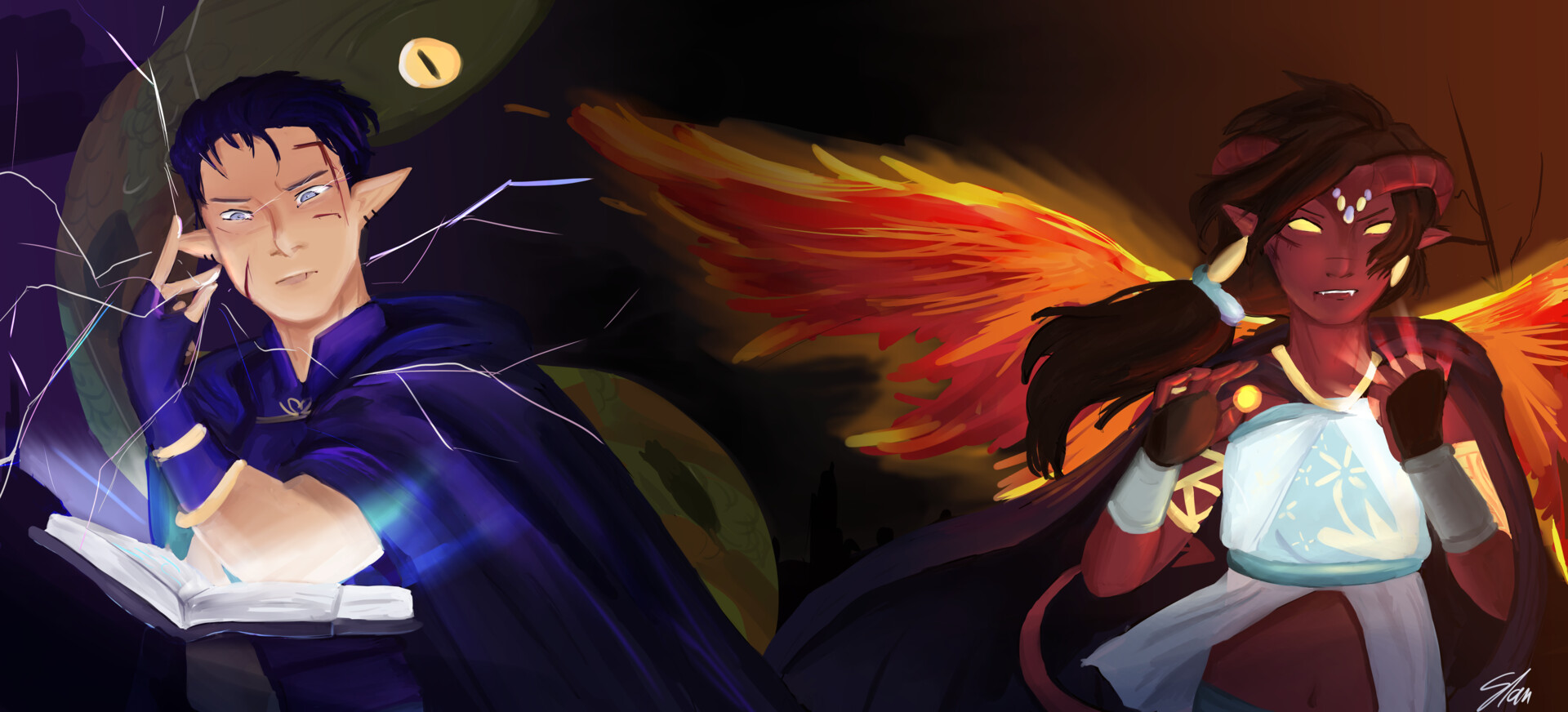 ArtStation - Fire & Lightning