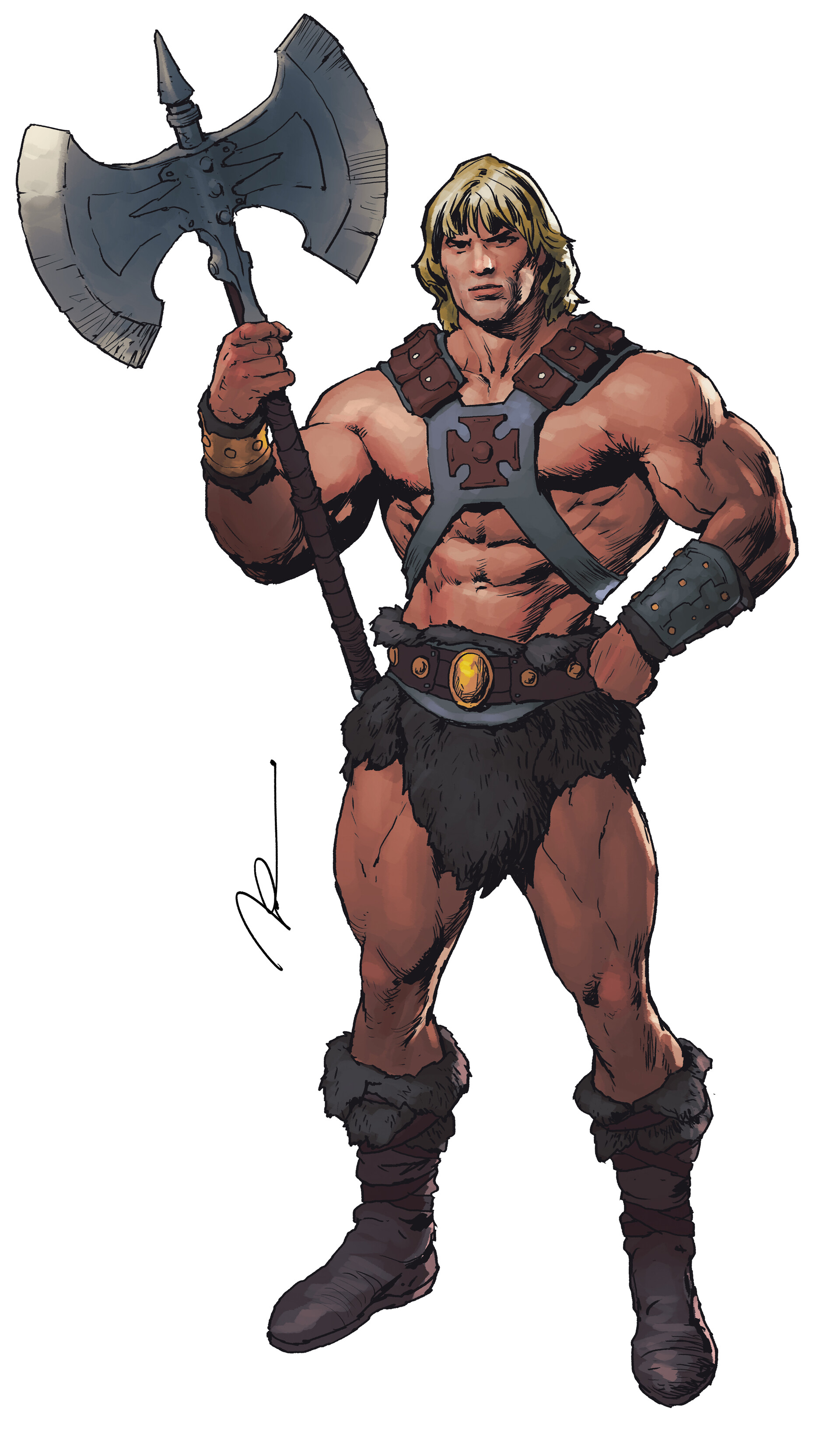 ArtStation - He man / Alfredo Alcala Tribute