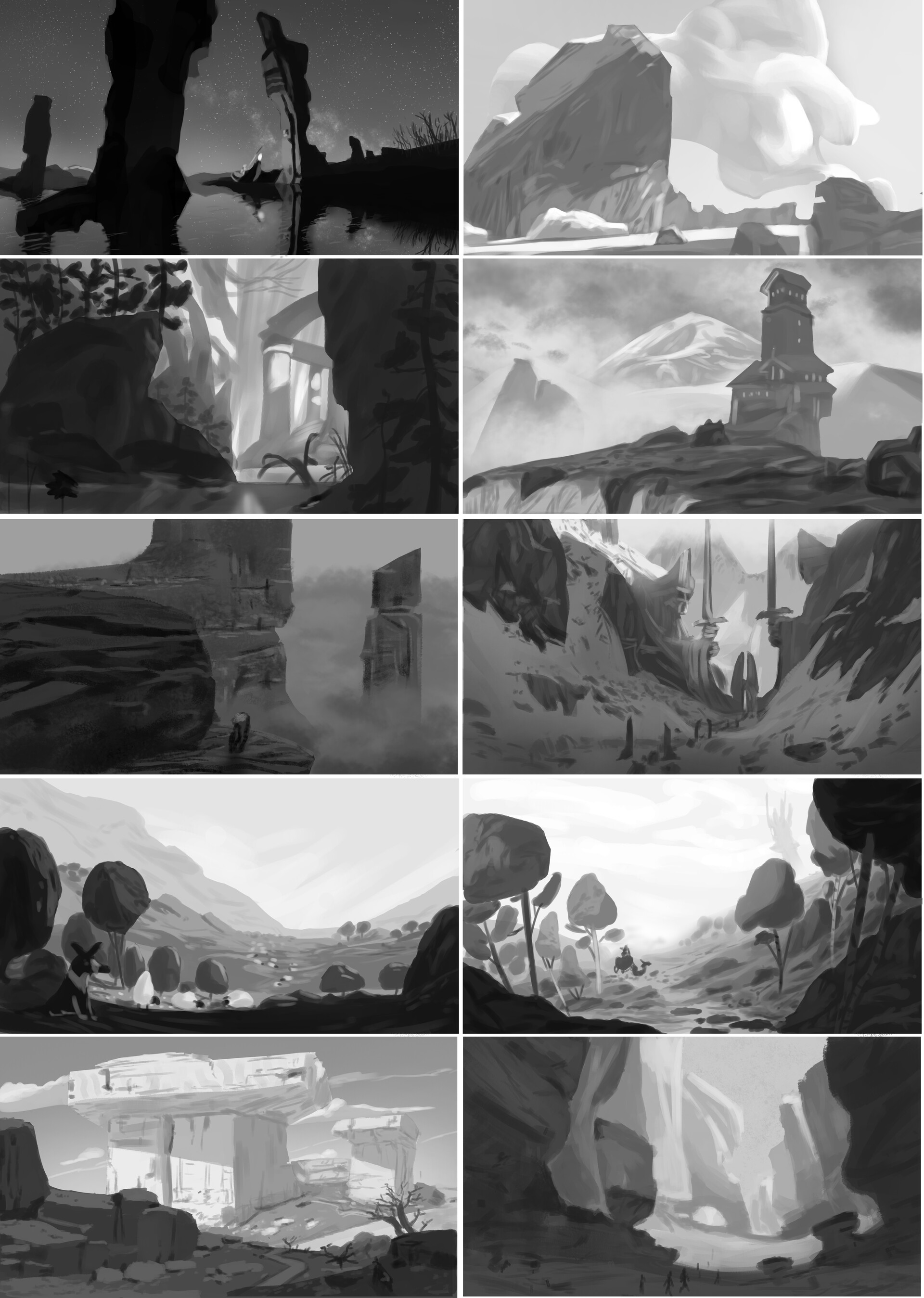 ArtStation - COPY SCENE PAINTING