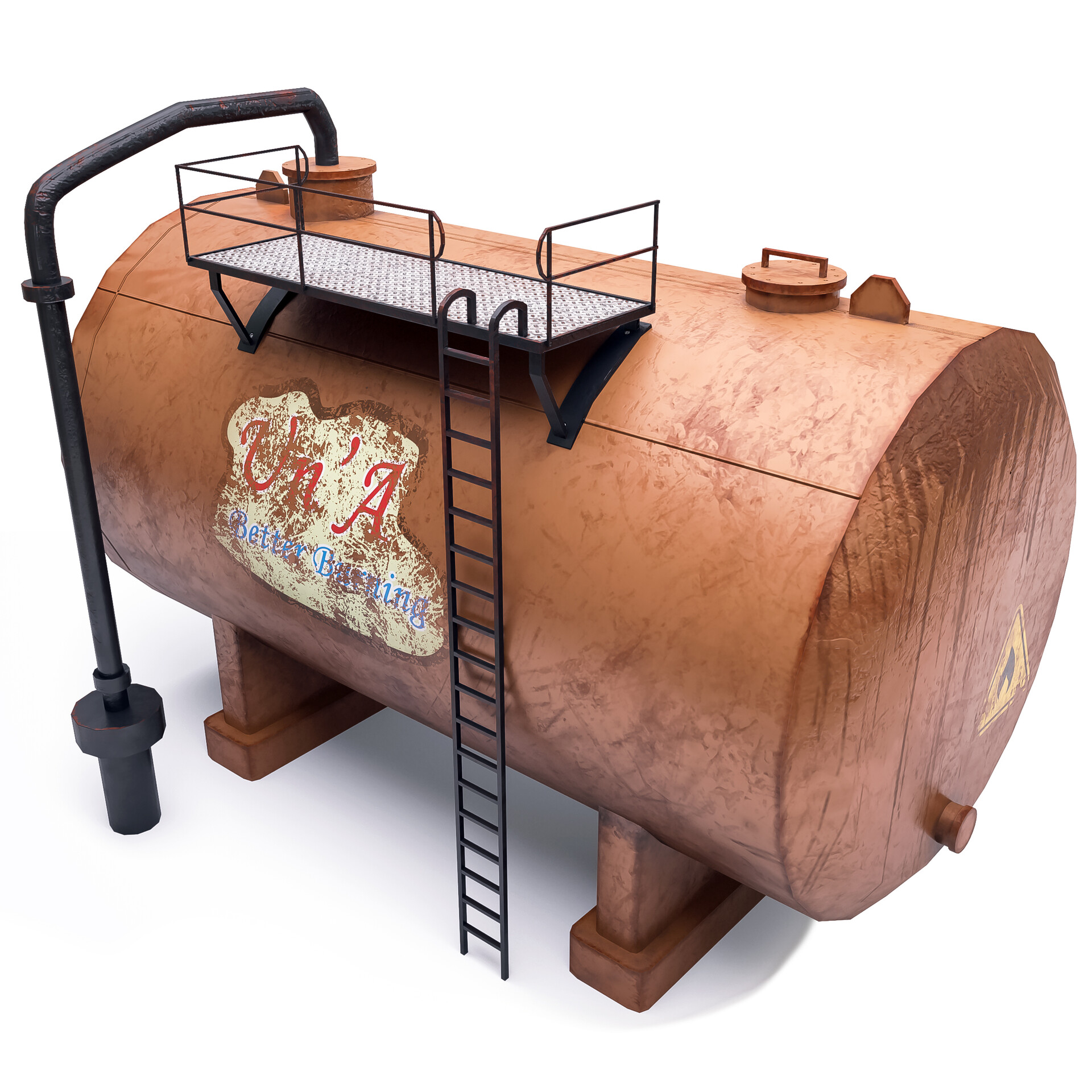 ArtStation - Gasoline Tanker