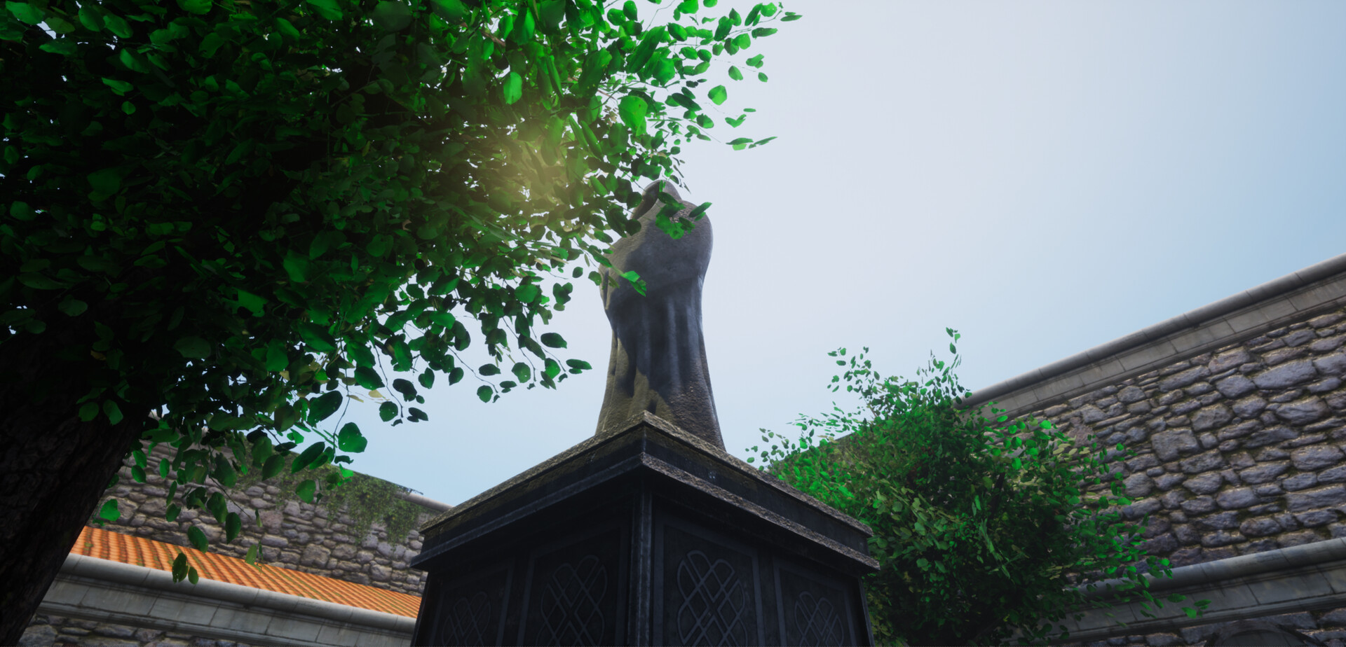 ArtStation - Courtyard Scene