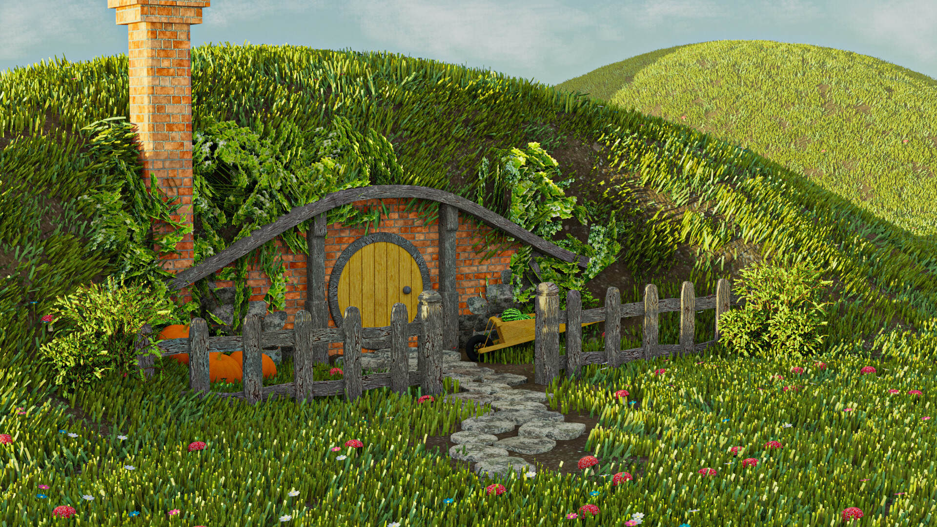 ArtStation - Hobbit Hole