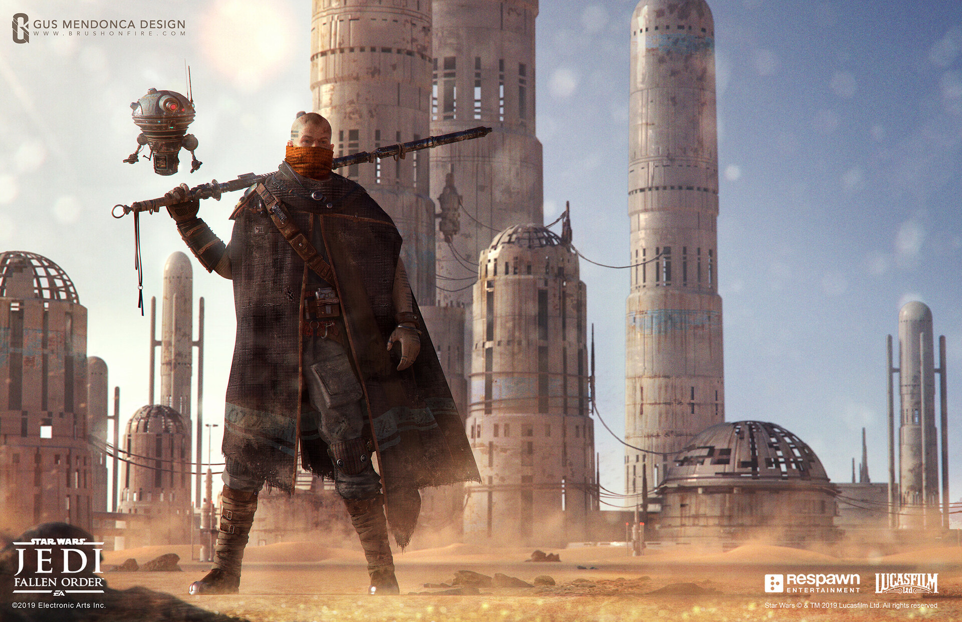GUS MENDONCA - Cal Kestis Star Wars Jedi Fallen Order