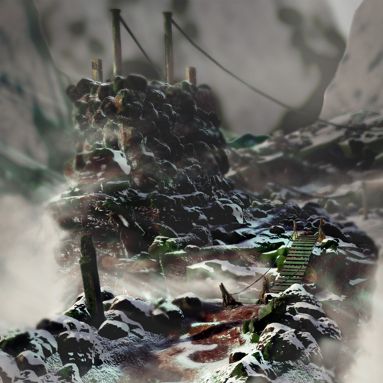 ArtStation - Snowy Path