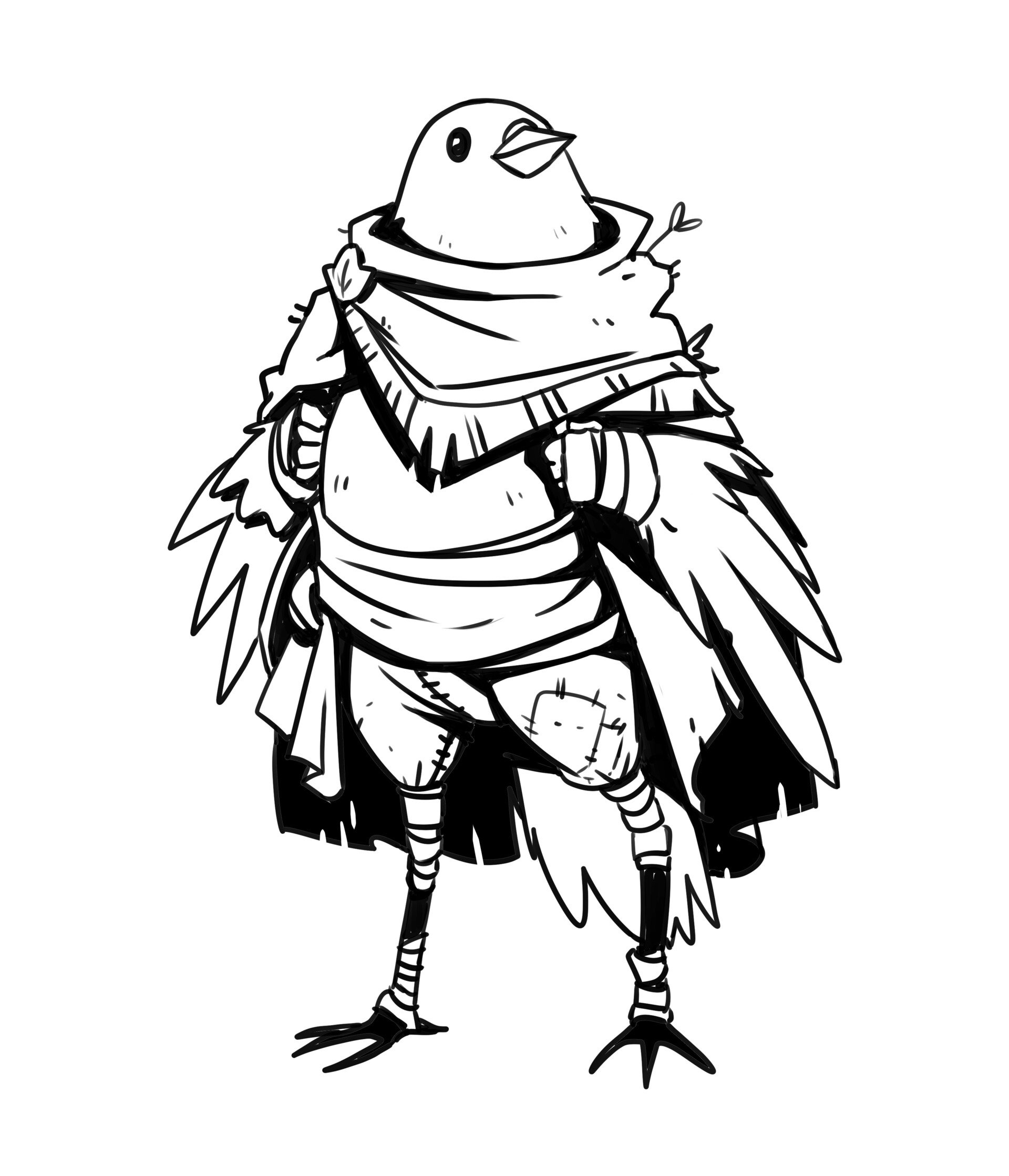 Bone Dust - Red, robin kenku