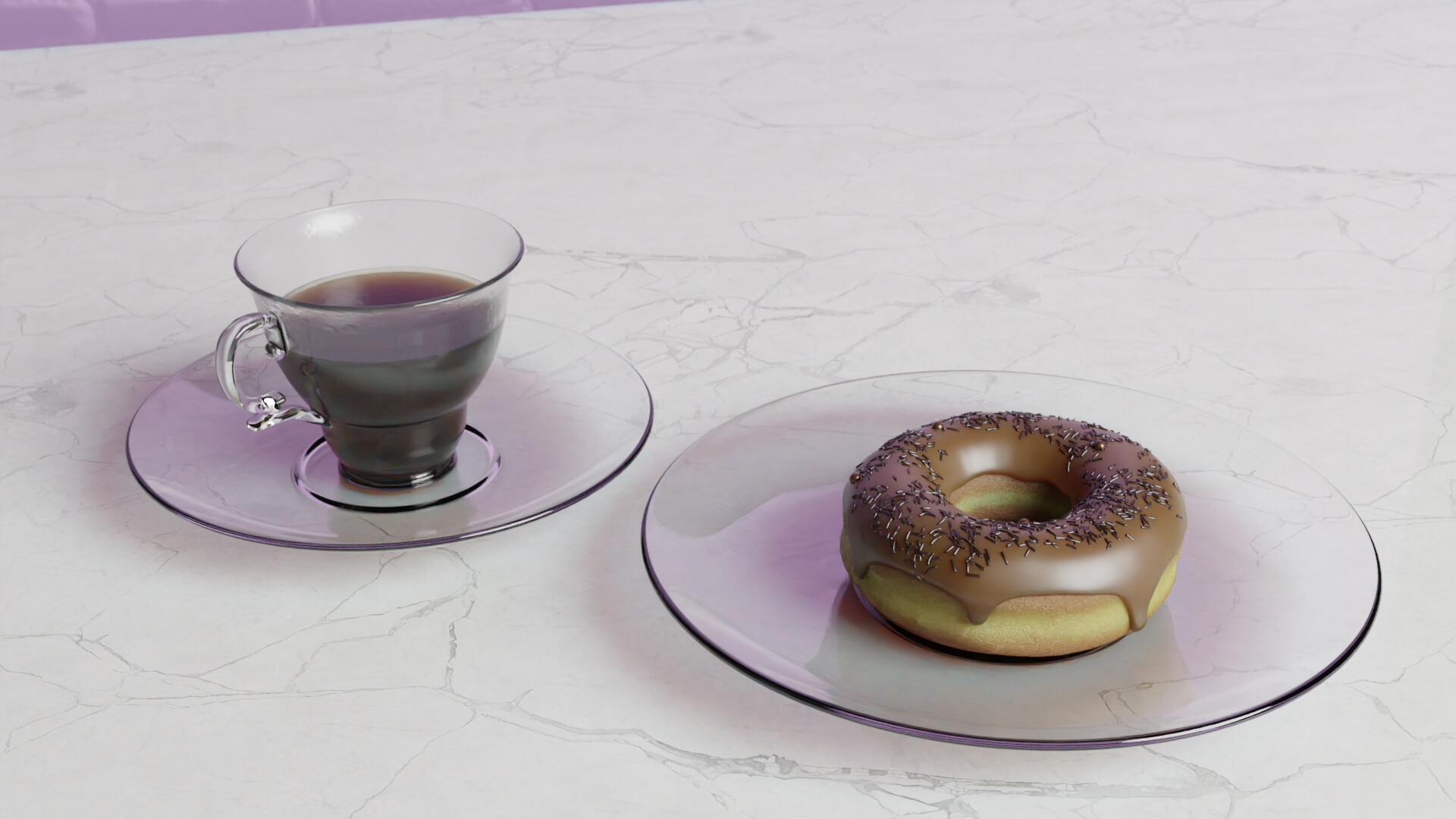 ArtStation - Coffee and Donut
