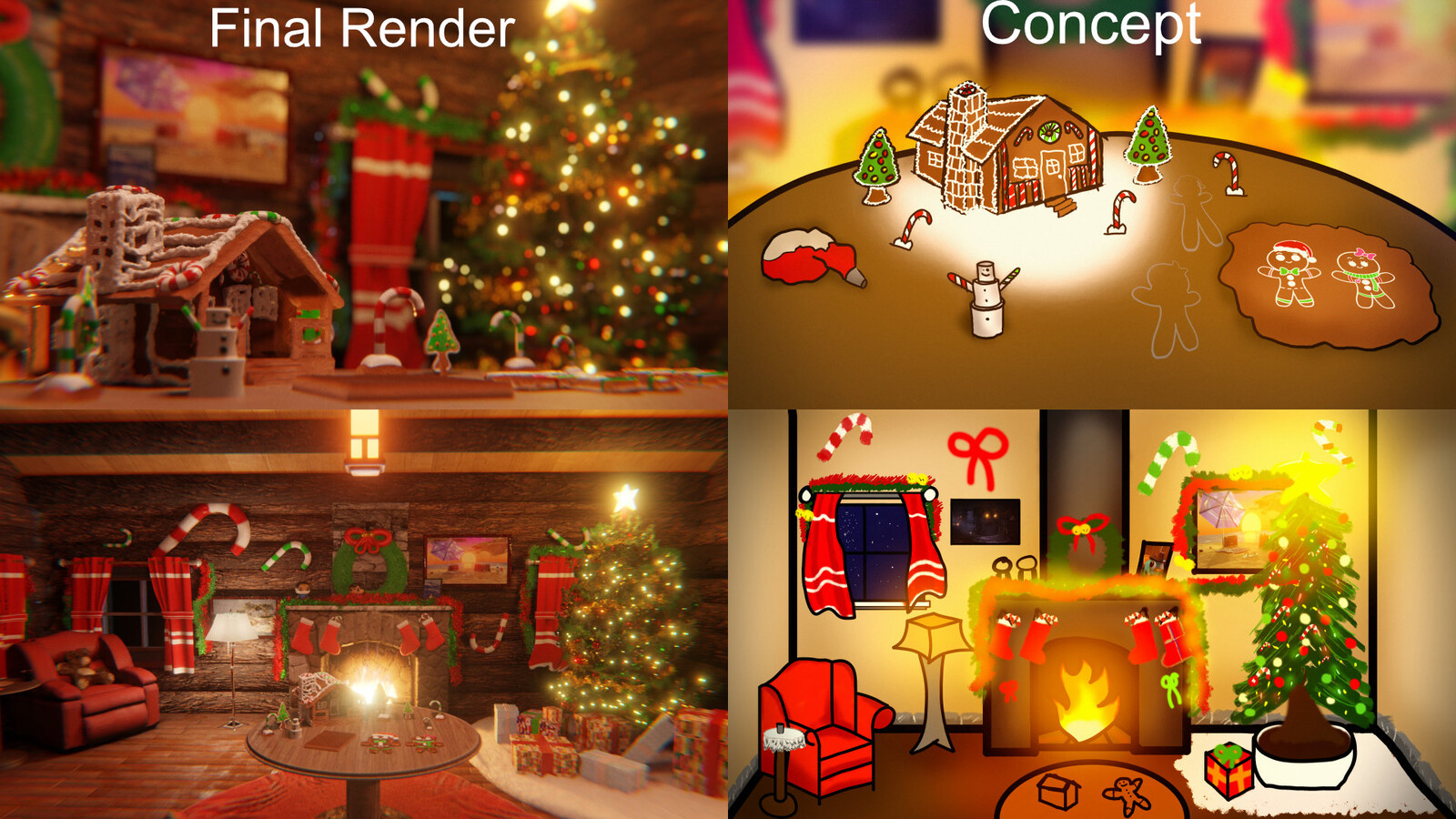 Rafael Dimaranan - GingerBreak Scene