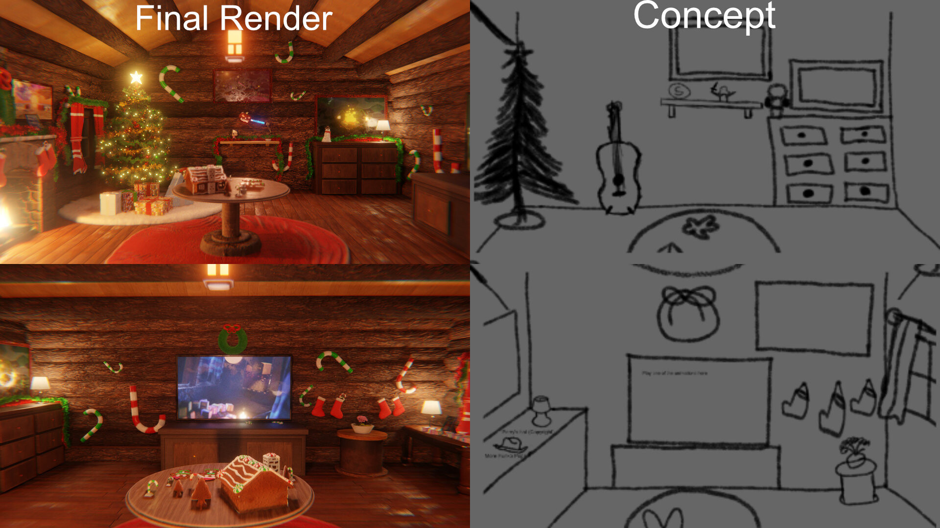 Rafael Dimaranan - GingerBreak Scene