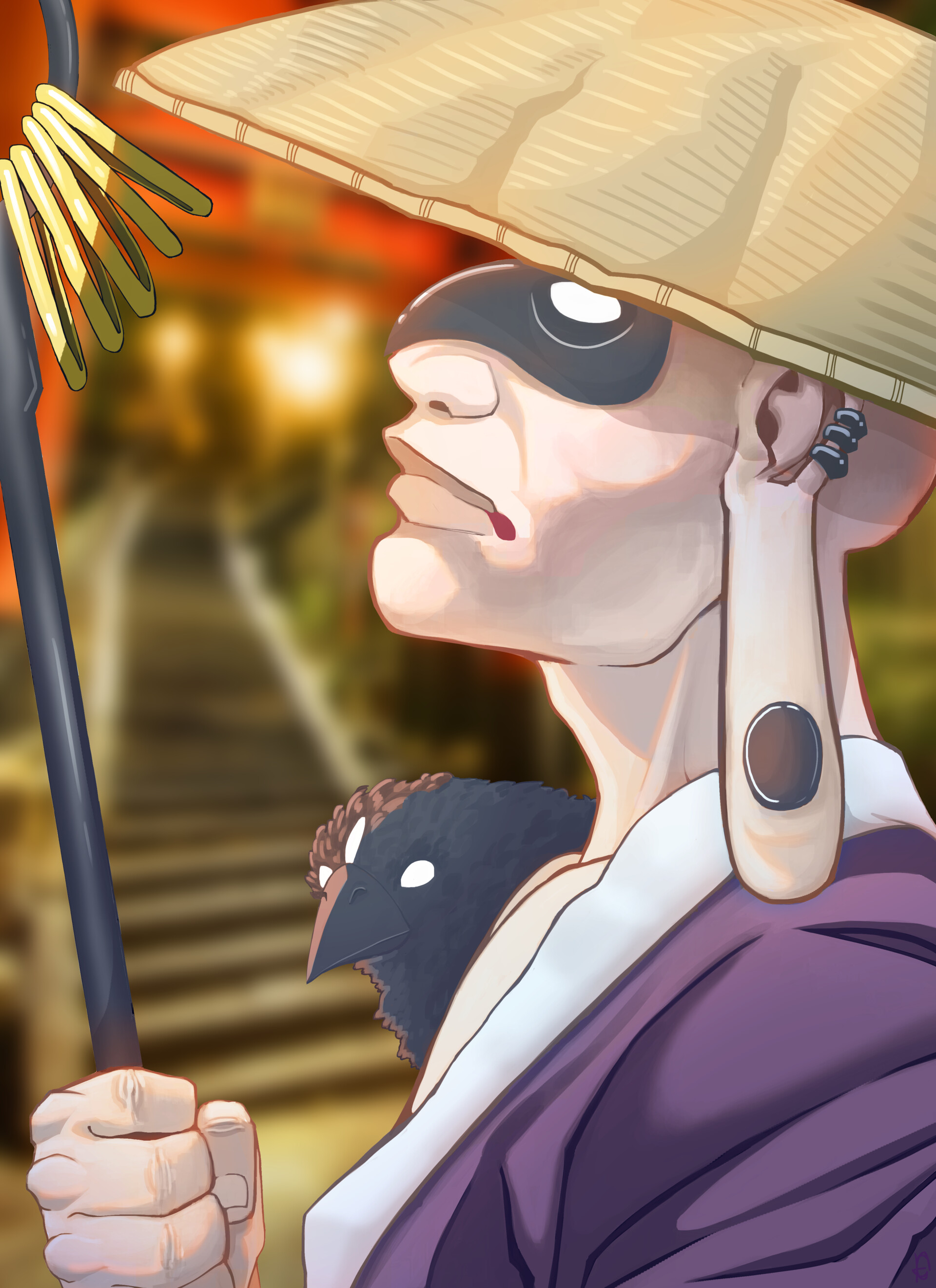 ArtStation - Crow Monk