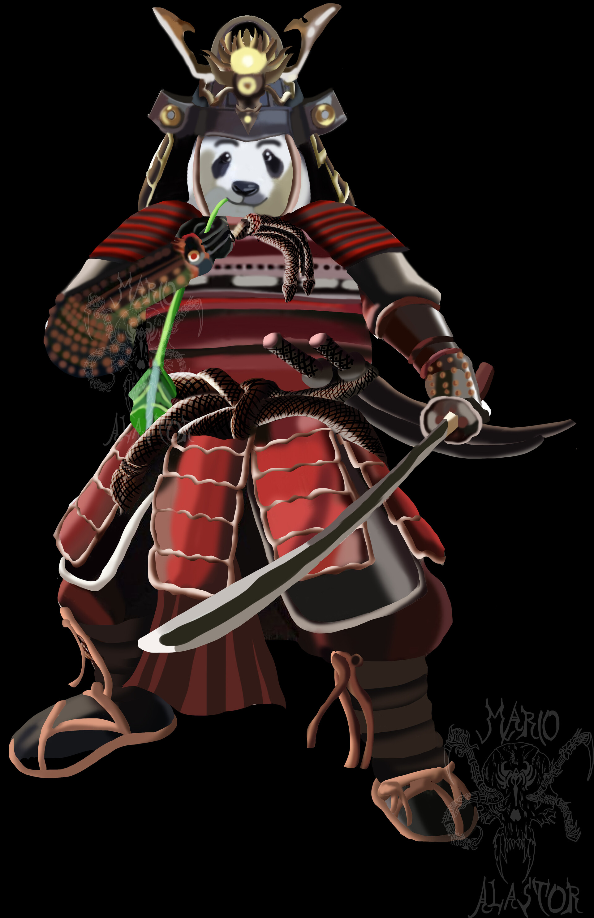 Mario Alastor - Samurai panda
