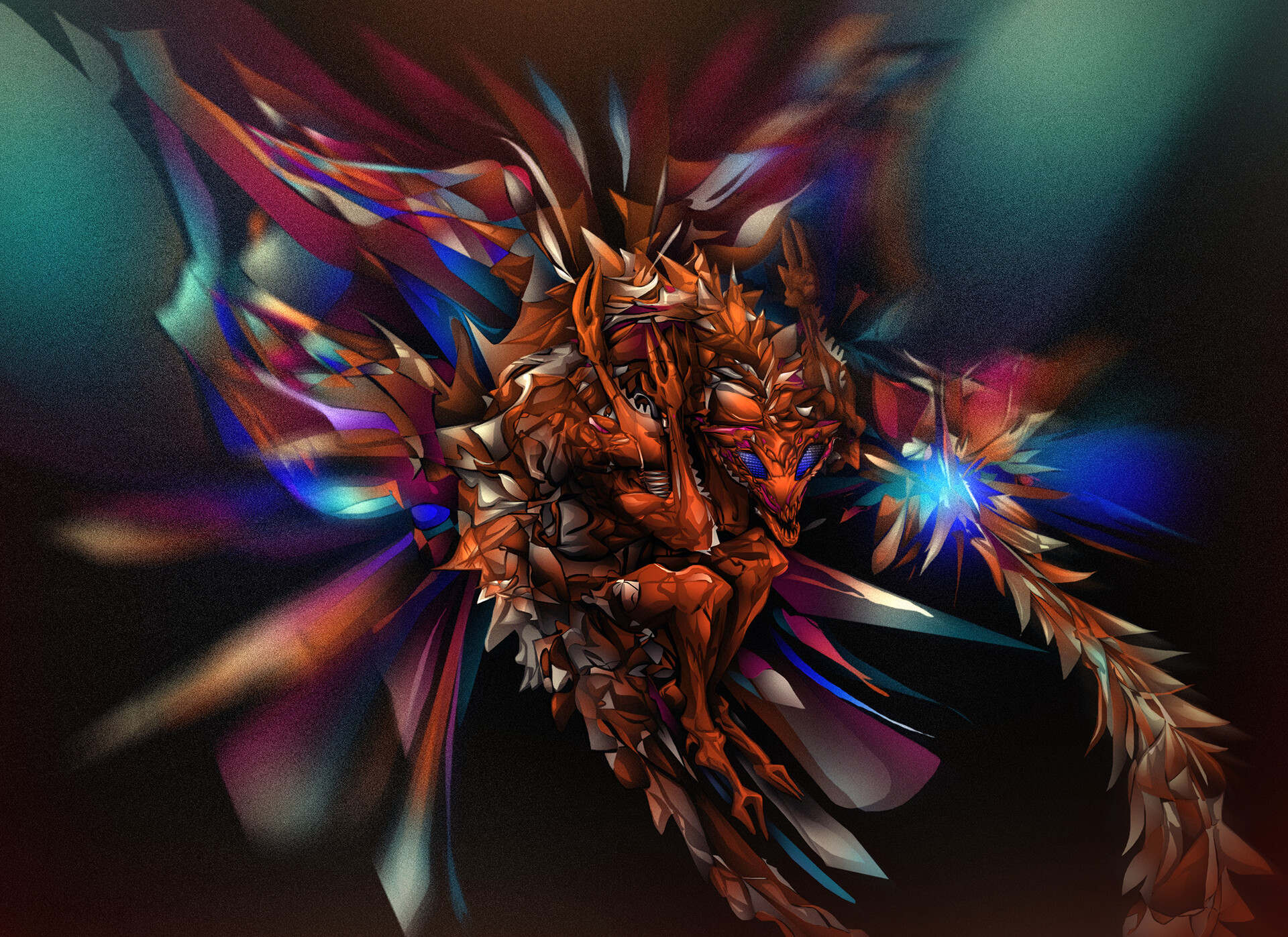 ArtStation - Butterfly Dragon 🌘