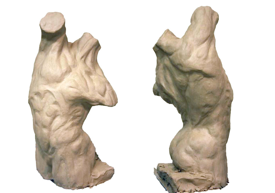 ArtStation - Torso Sculpture
