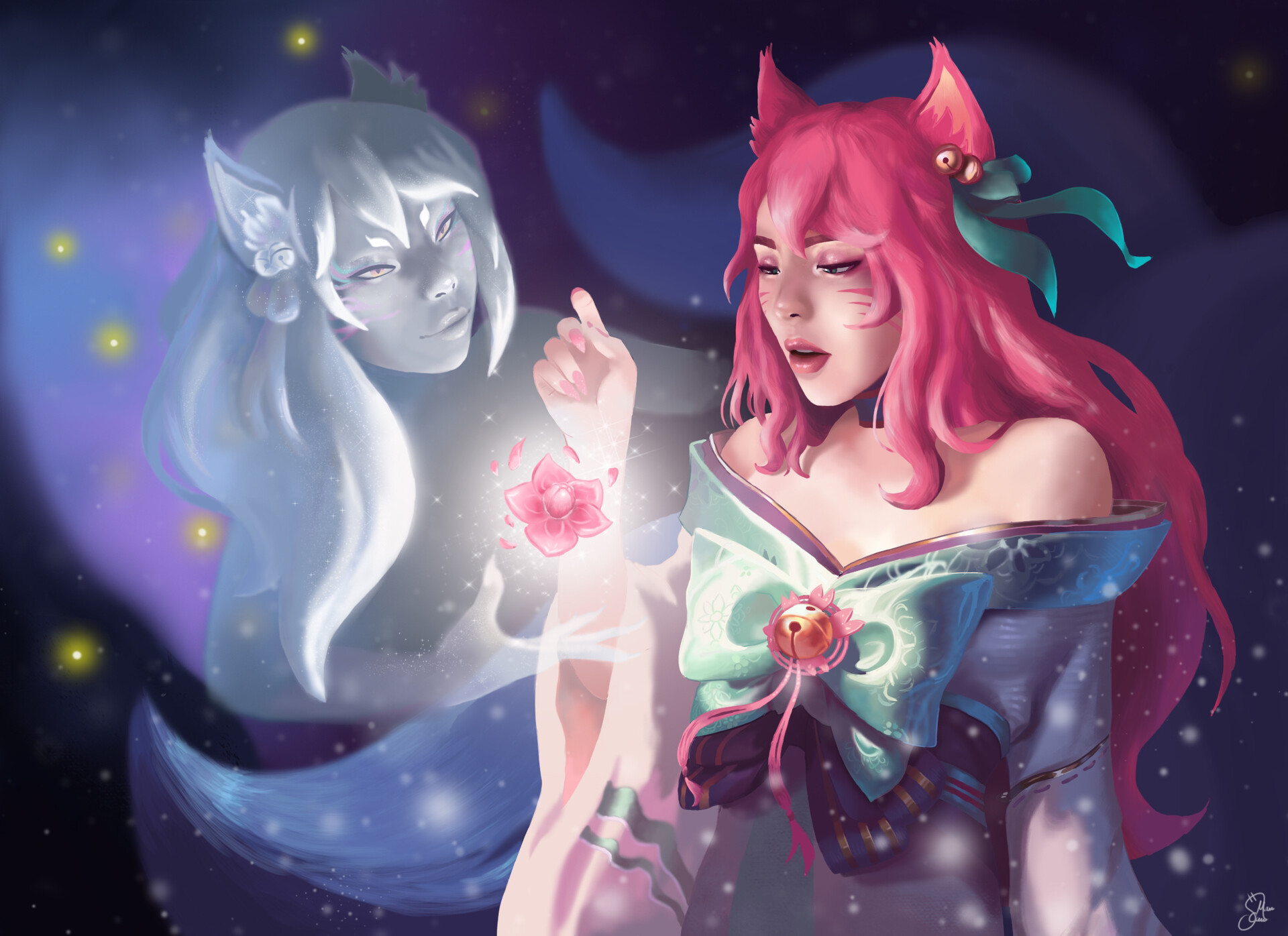 ArtStation - Spirit Blossom Ahri