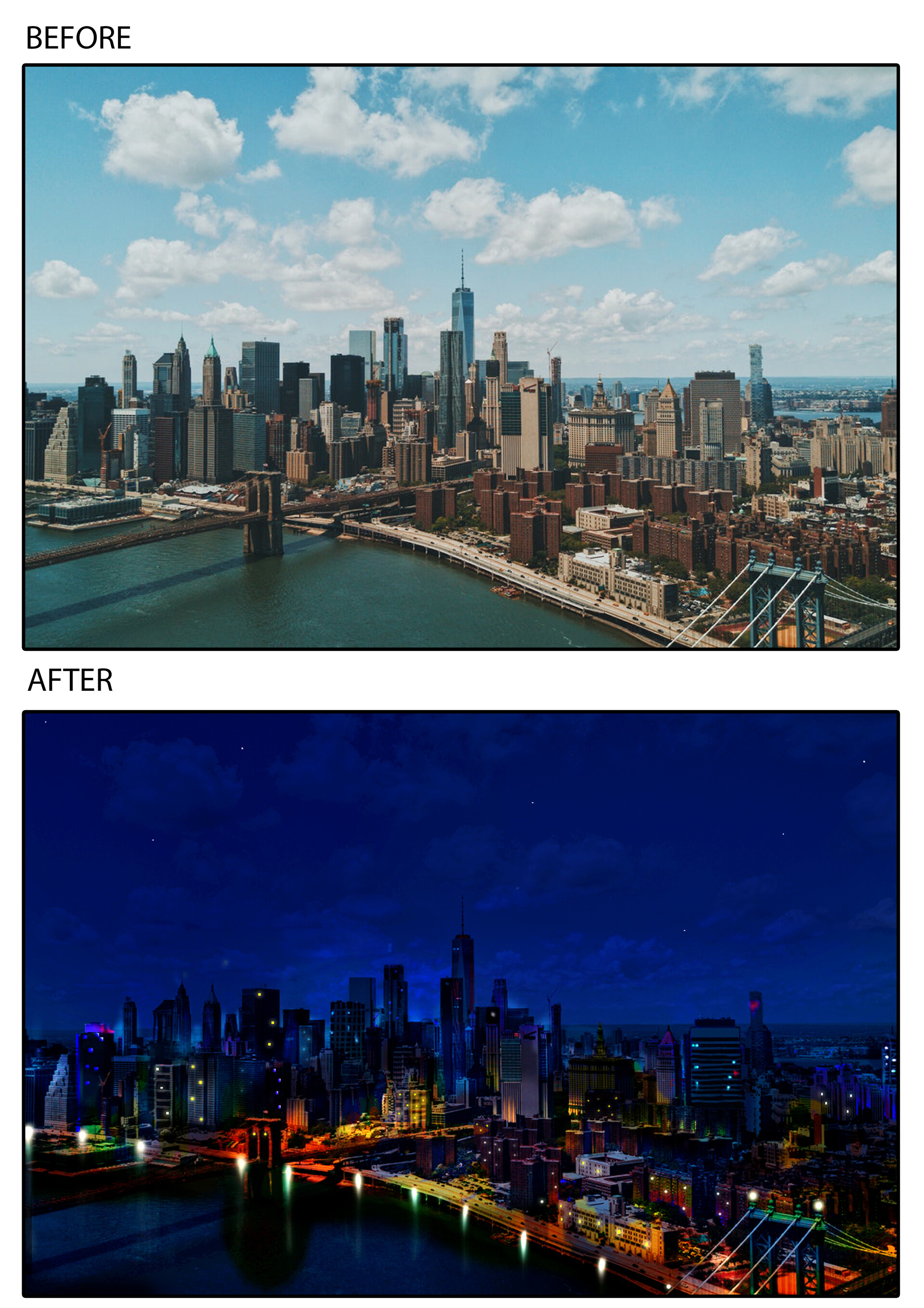 ArtStation - Day To Night Conversion