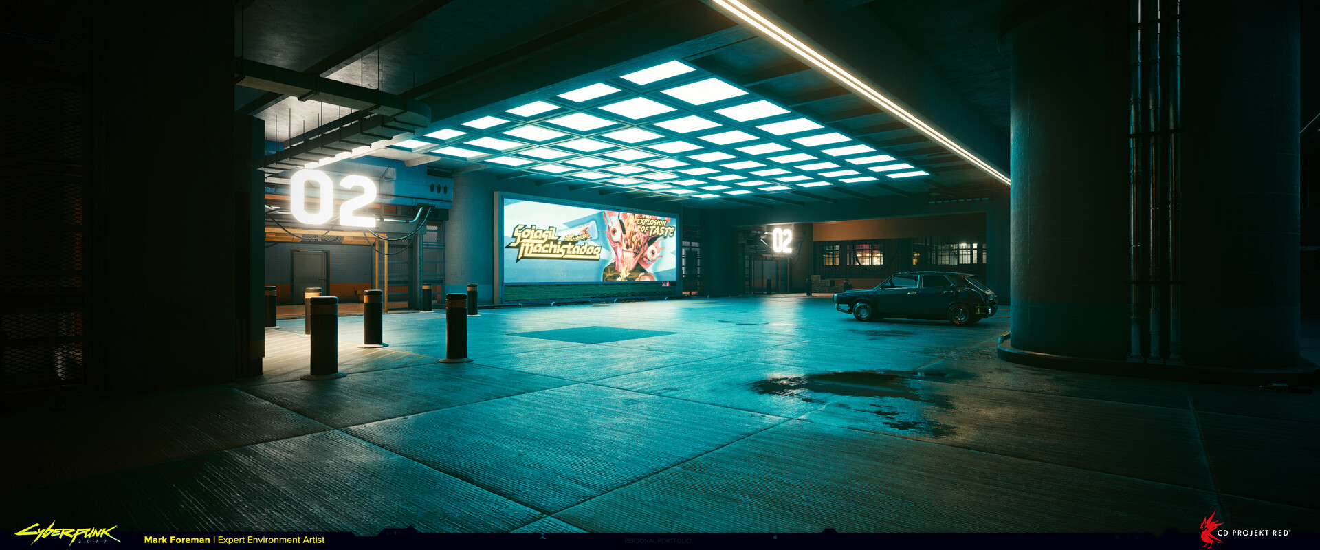 Mark Foreman - Megabuilding 10 Parking Garage - Cyberpunk 2077