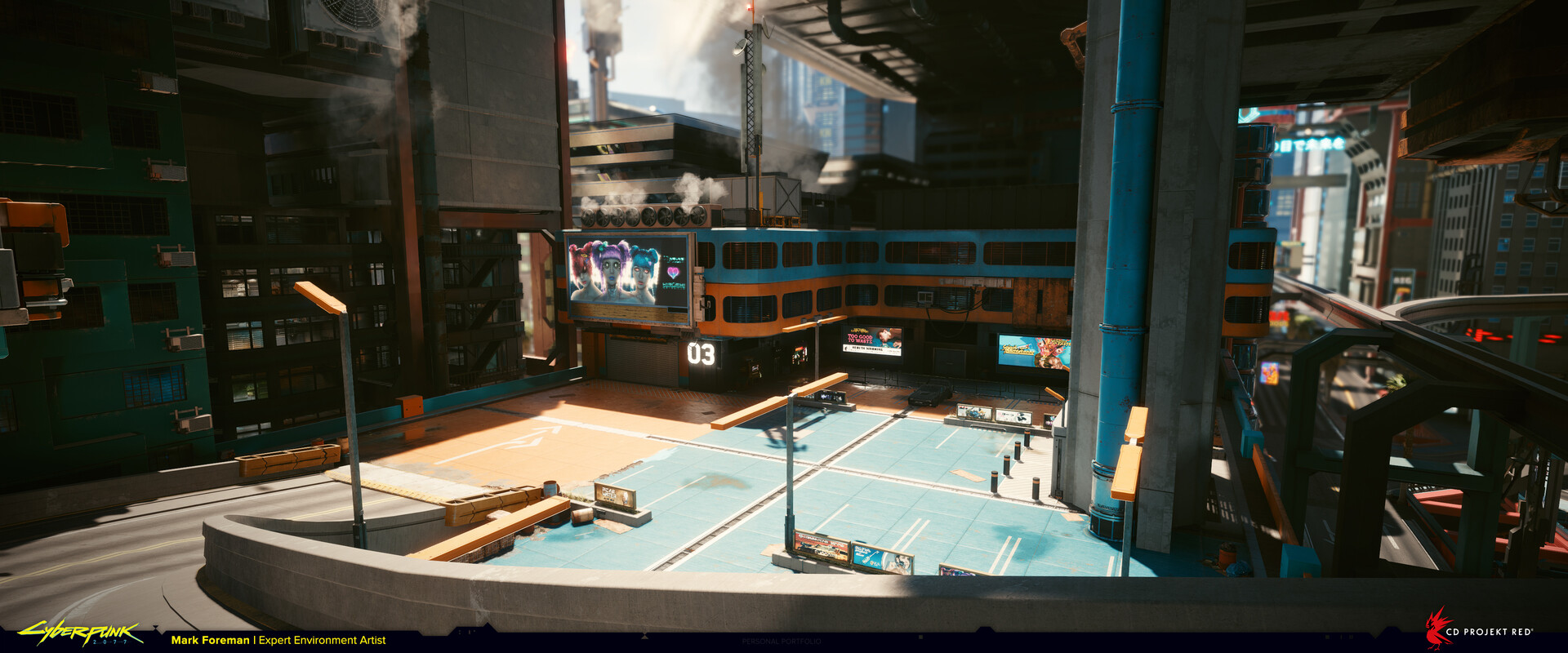 Mark Foreman - Megabuilding 10 Parking Garage - Cyberpunk 2077