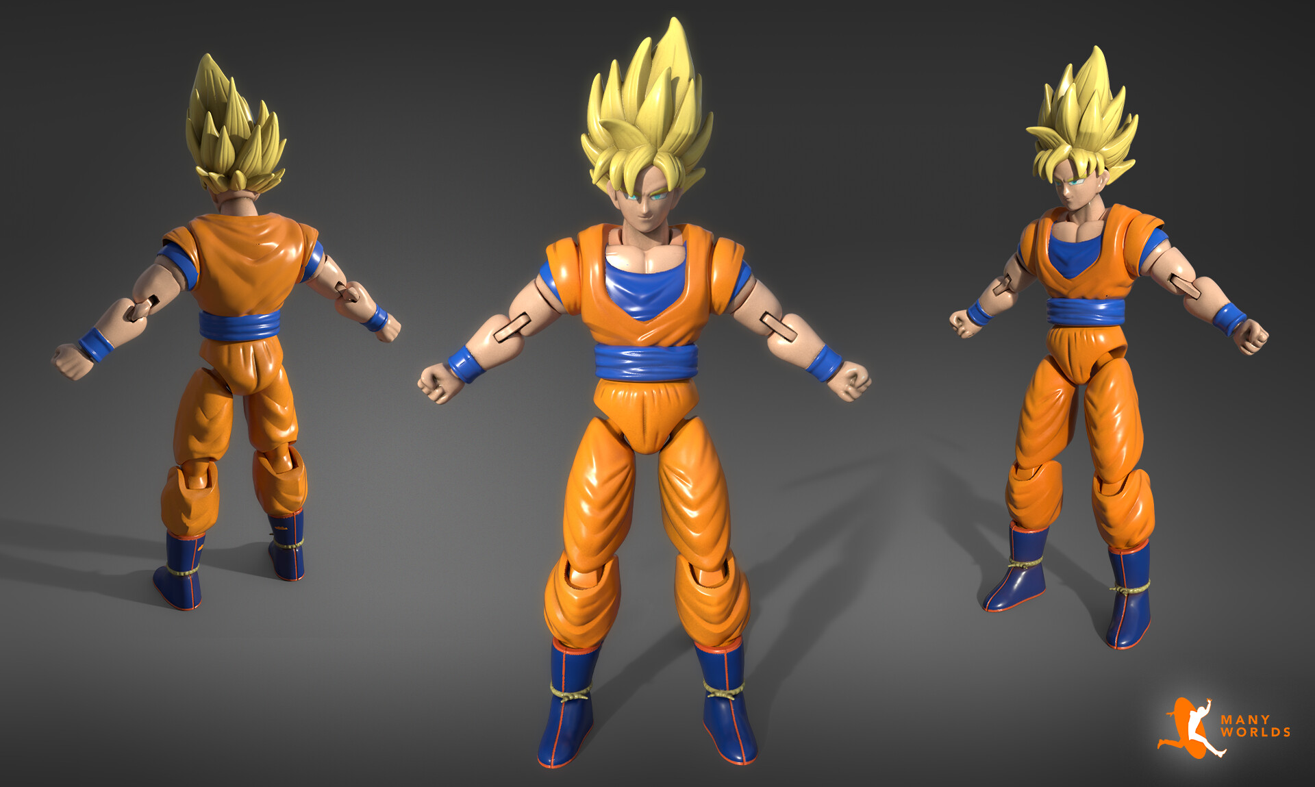 ArtStation - Goku (action figure recreation)