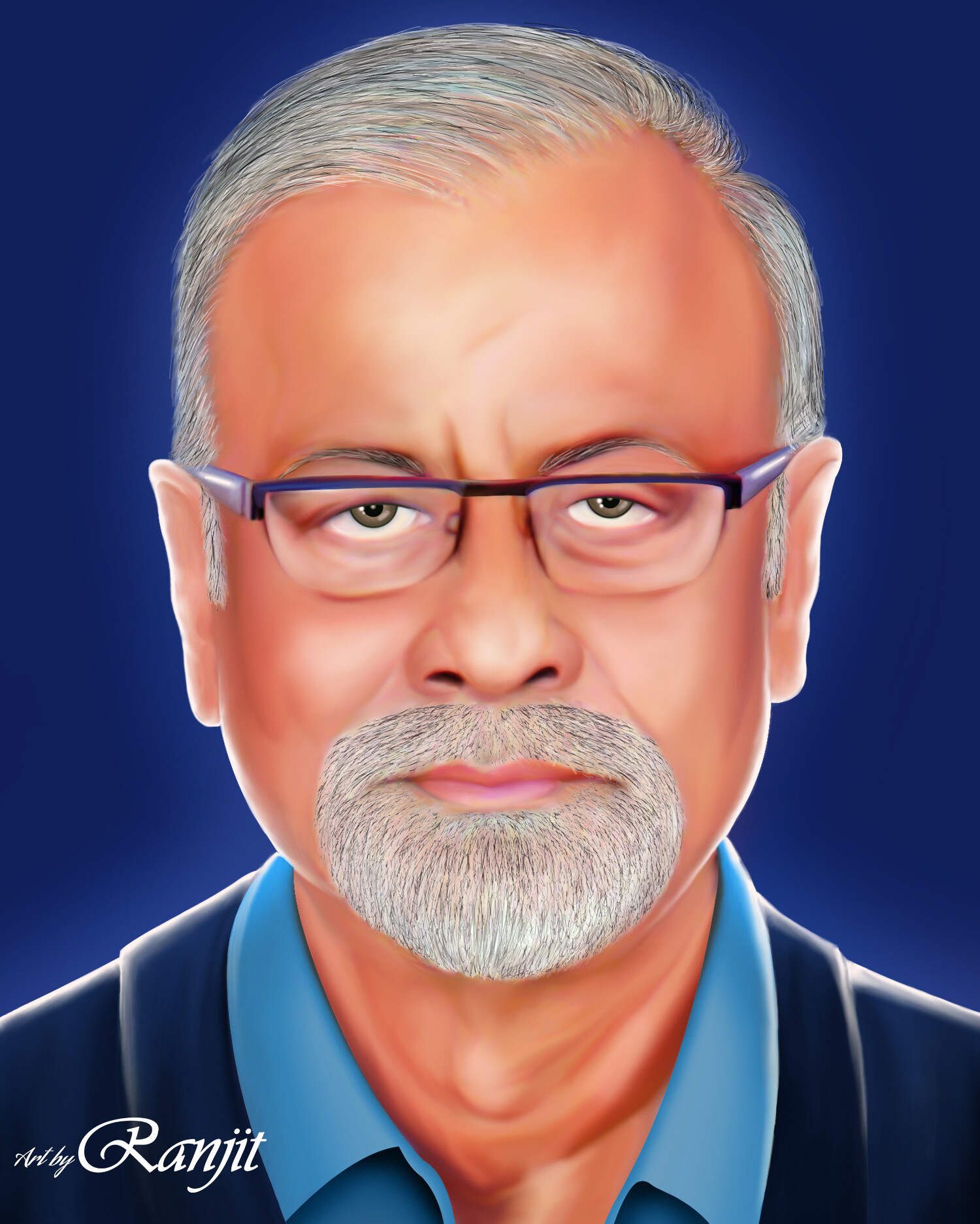Ranjit Prasad Sharma - My digital Commission artwork.